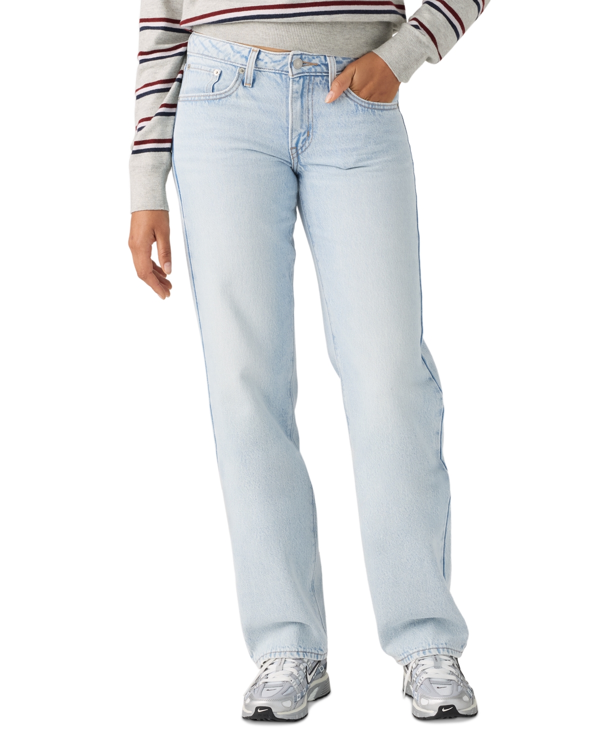 Click here for Levis Womens Superlow Straight Bootcut Jeans - Abr... prices