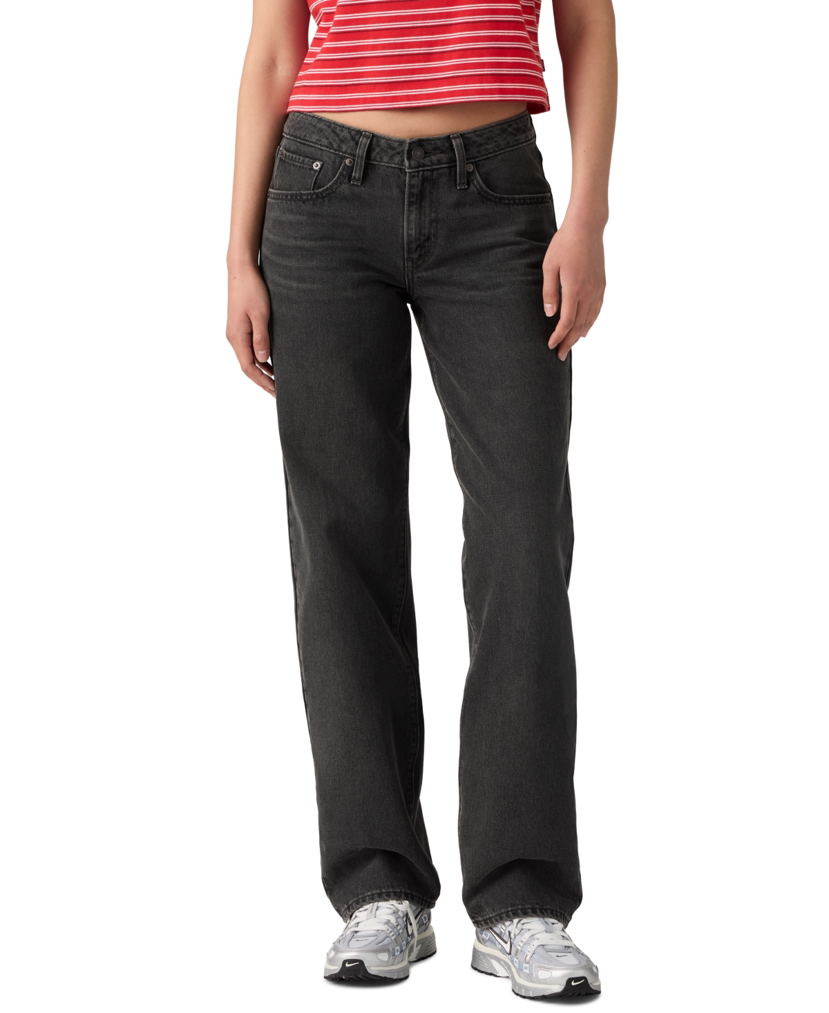 Click here for Levis Womens Superlow Straight Bootcut Jeans - Mic... prices