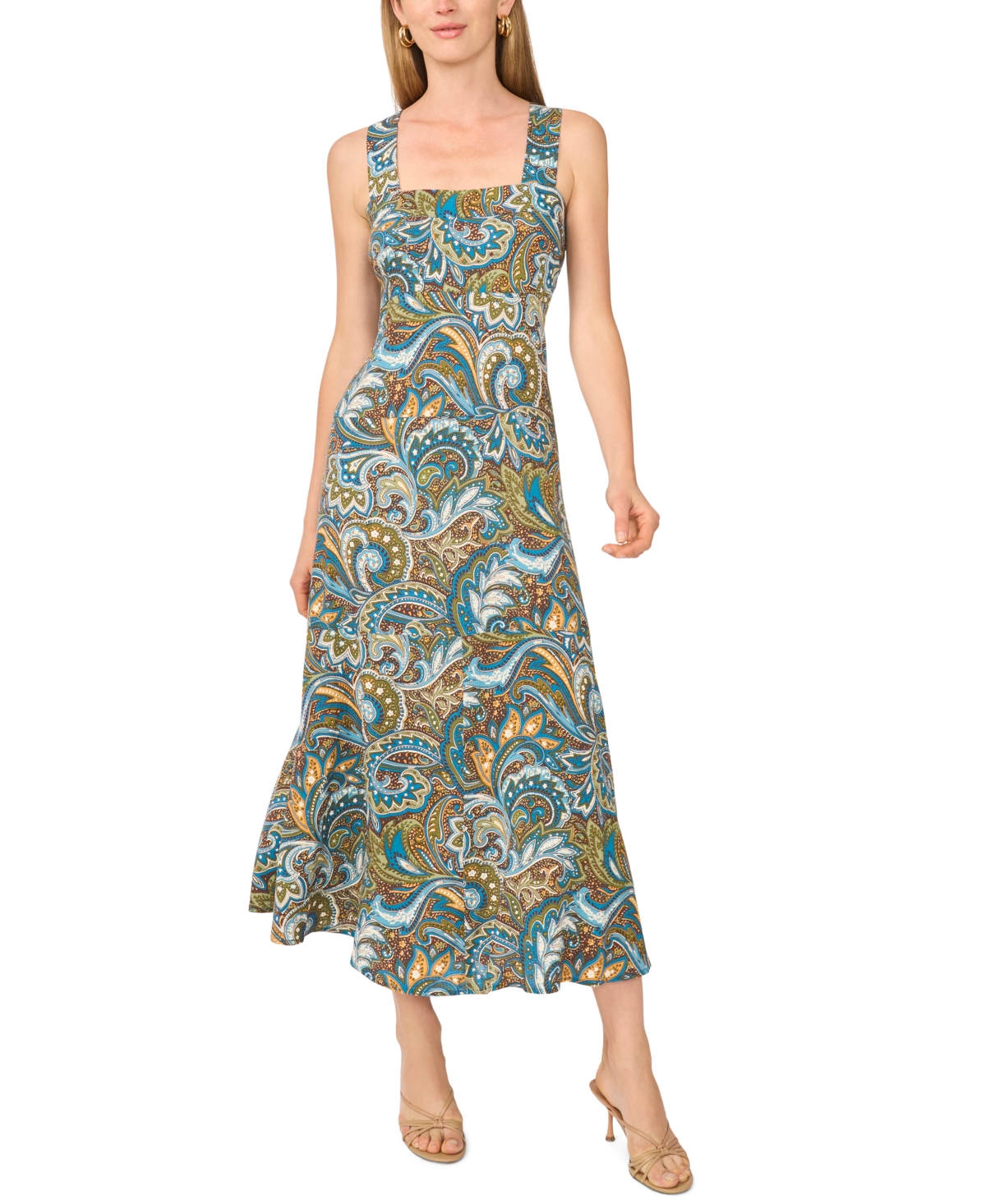 Click here for Msk Womens Paisley Print Challis Maxi Dress - Chic... prices