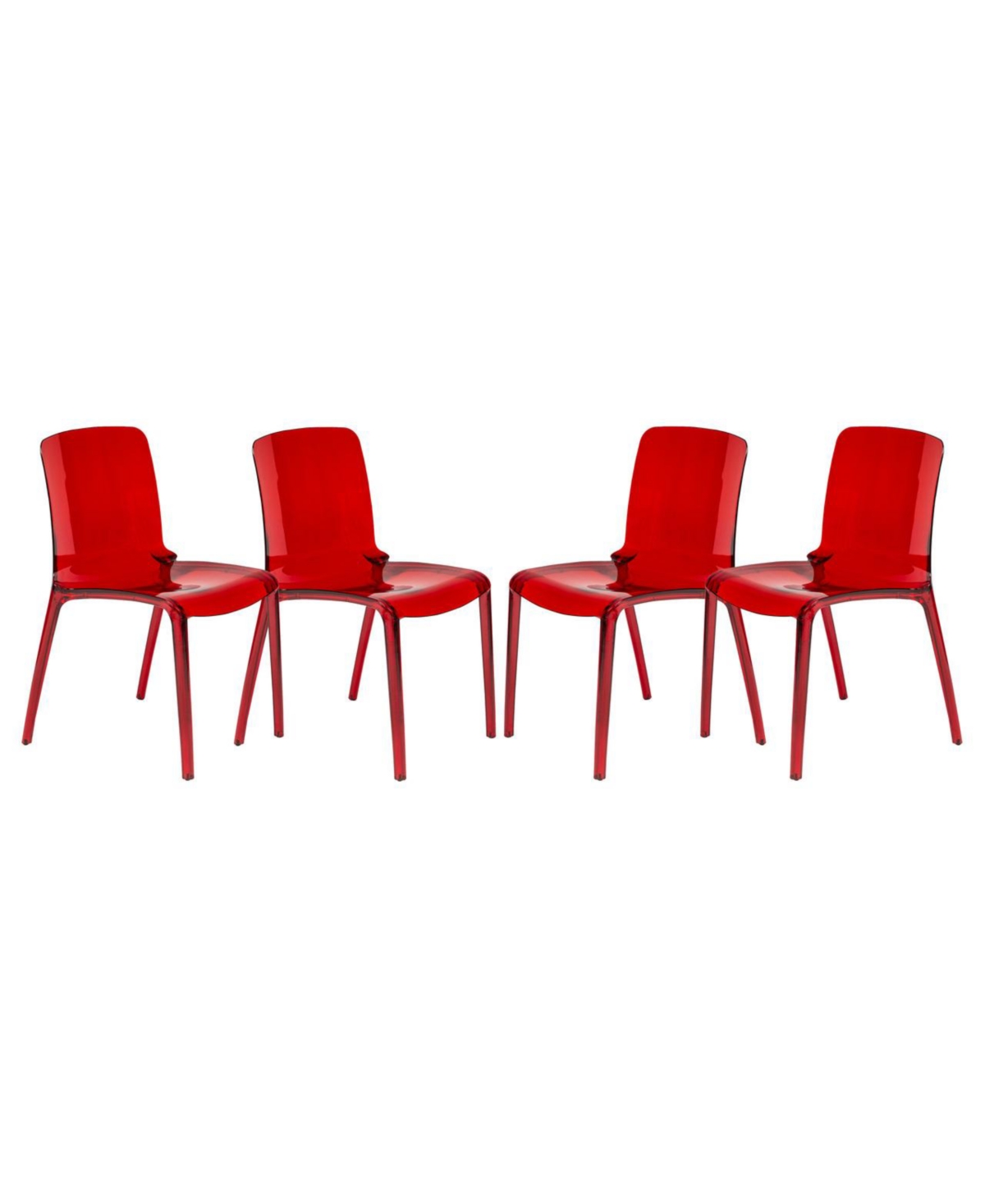 Click here for LeisureMod Murray 4-Pieces Modern Plastic Dining C... prices