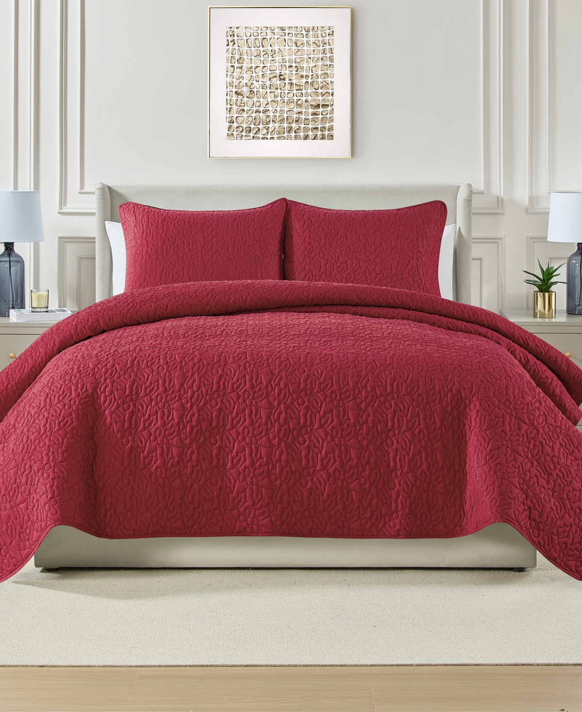 Click here for Seventh Studio Holly Pinsonic Quilted 3-Piece Quil... prices