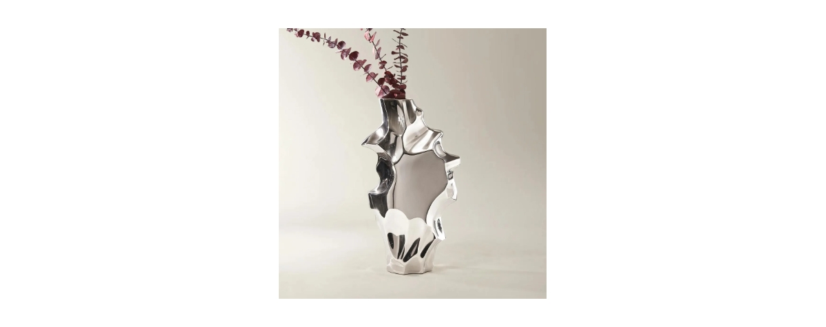 Click here for Z Gallerie Sculpt Vase - Silver prices