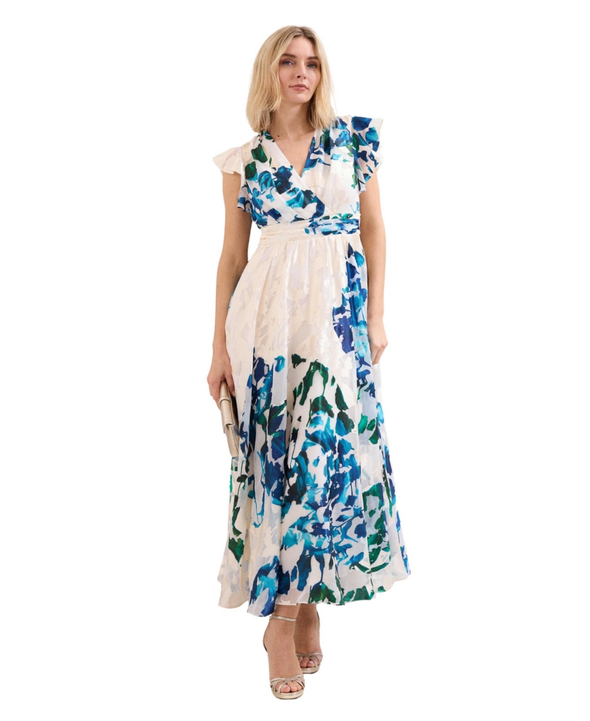Click here for Phase Eight Womens Petite Liana Midi Dress - Blue prices