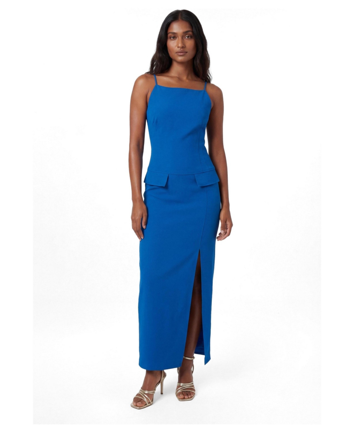 Click here for Karen Millen Womens Square Neck Pencil Dress - Cob... prices