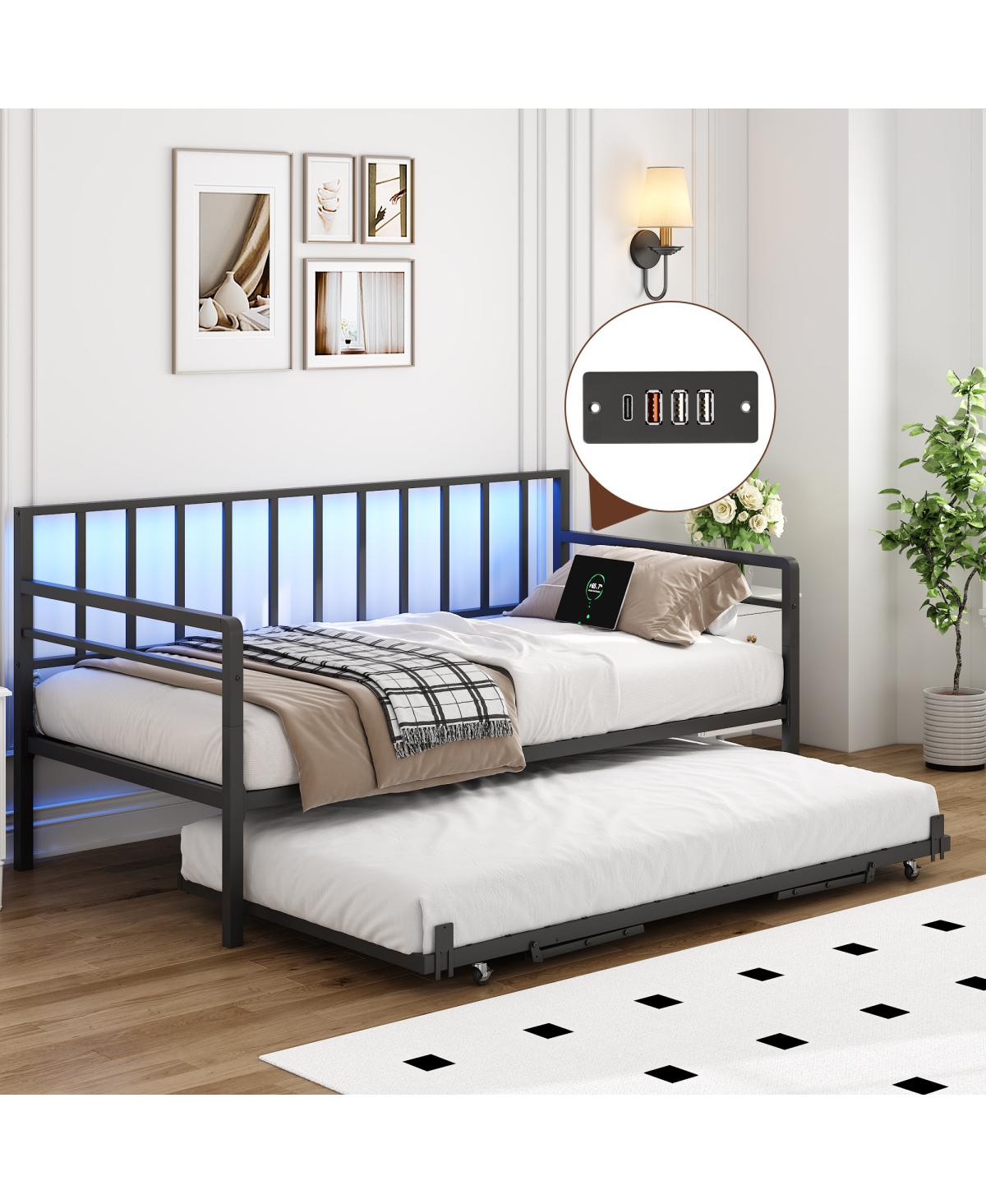 Click here for Streamdale Furniture Daybed with Led Lights Chargi... prices