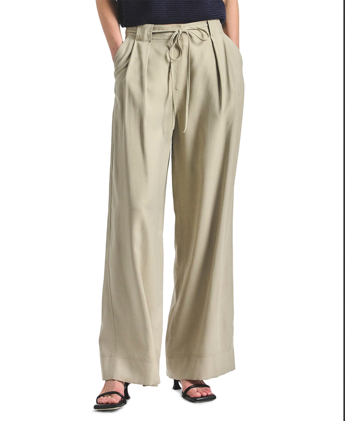 Click here for Derek Lam 10 Crosby Womens Archer Mid-Rise Wide-Le... prices