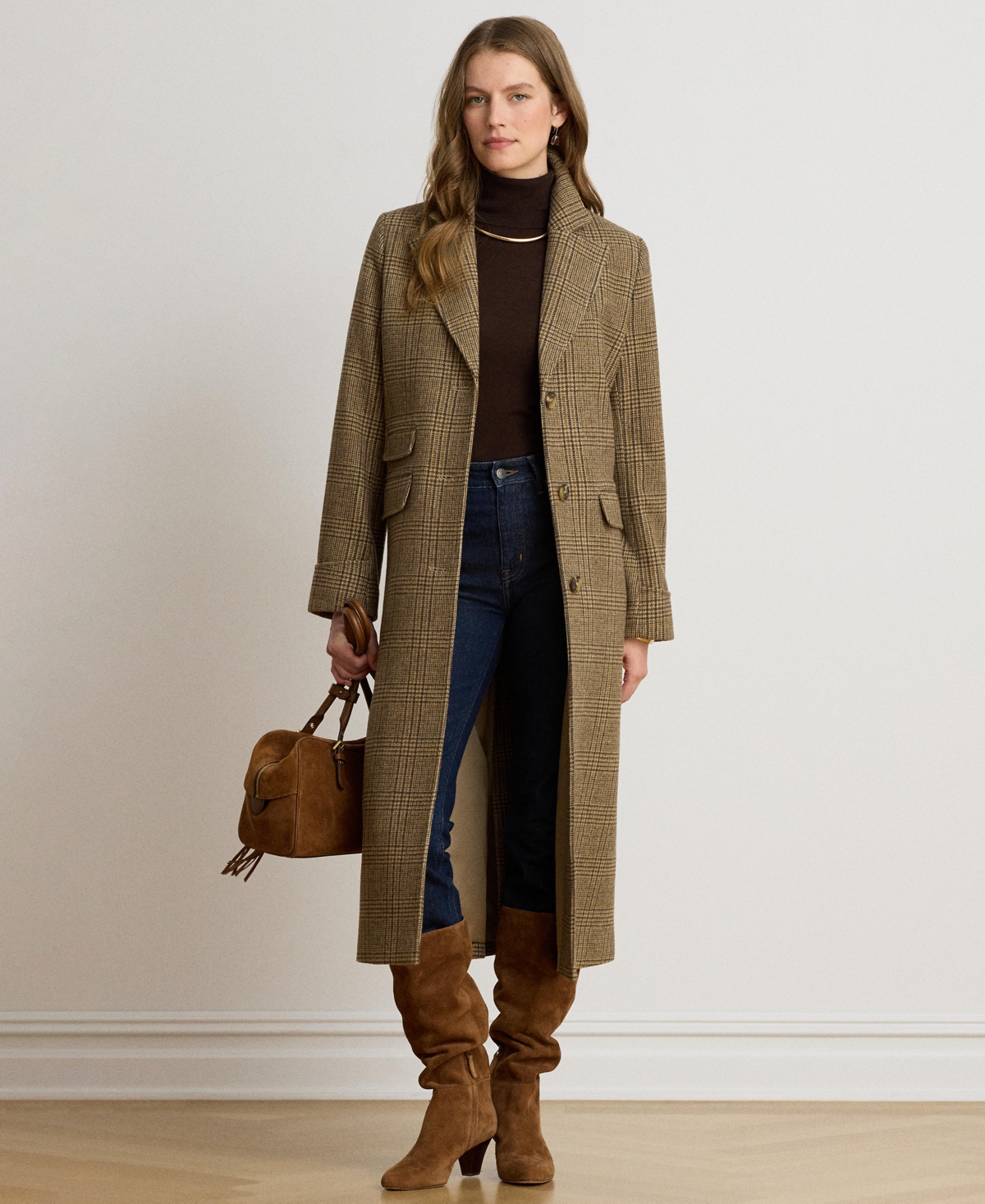 Click here for Lauren Ralph Lauren Womens Collared Wool Walker Co... prices