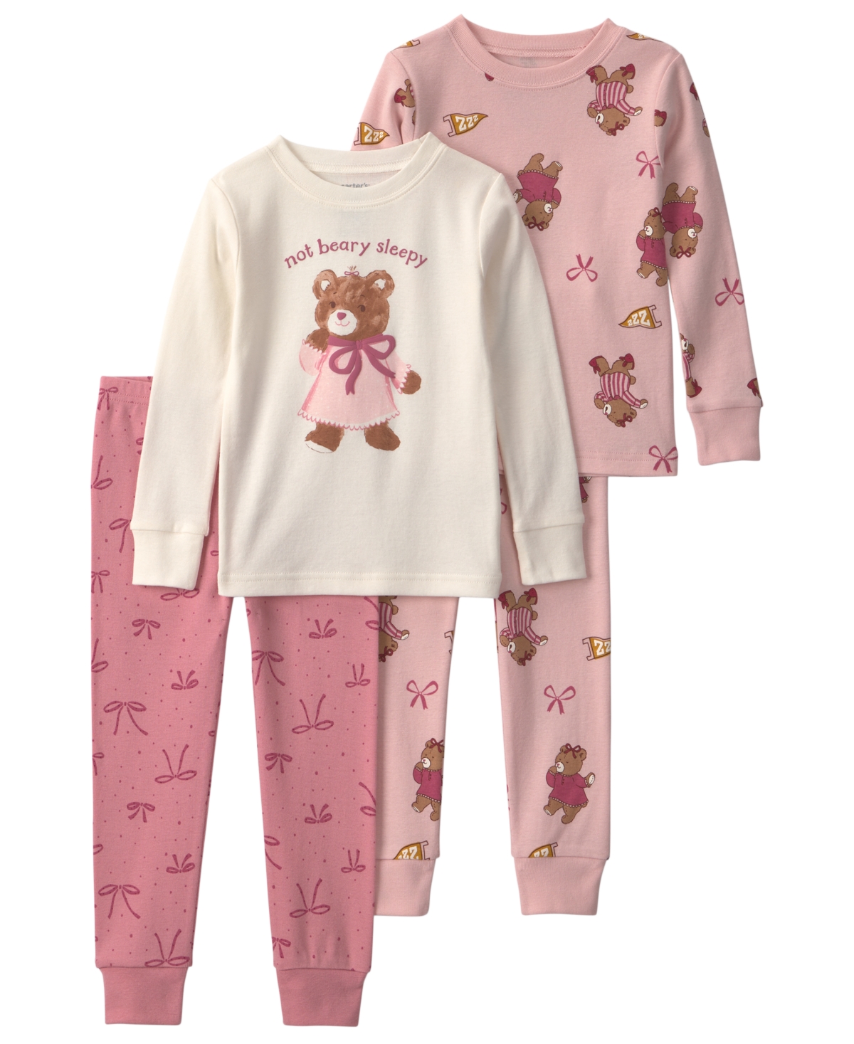Click here for Carters Toddler Girls 2T-5T Bear Varsity Snug Fit... prices