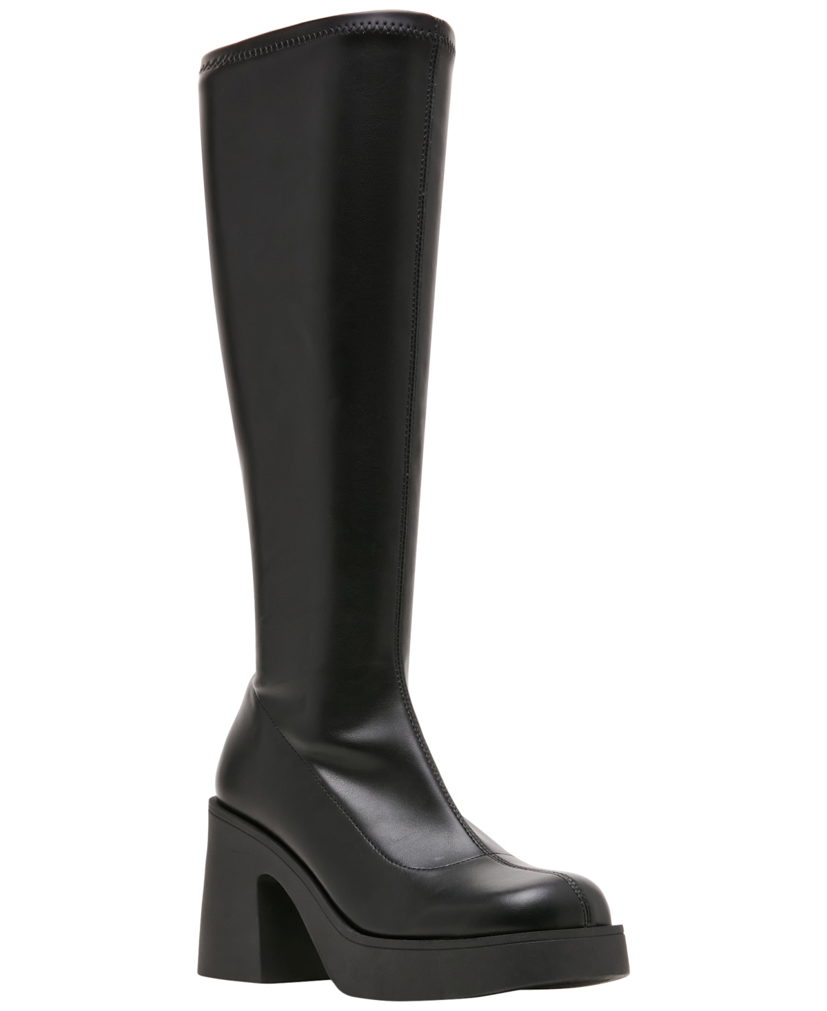 Click here for Madden Girl Womens Spy Stretch Knee High Block Hee... prices