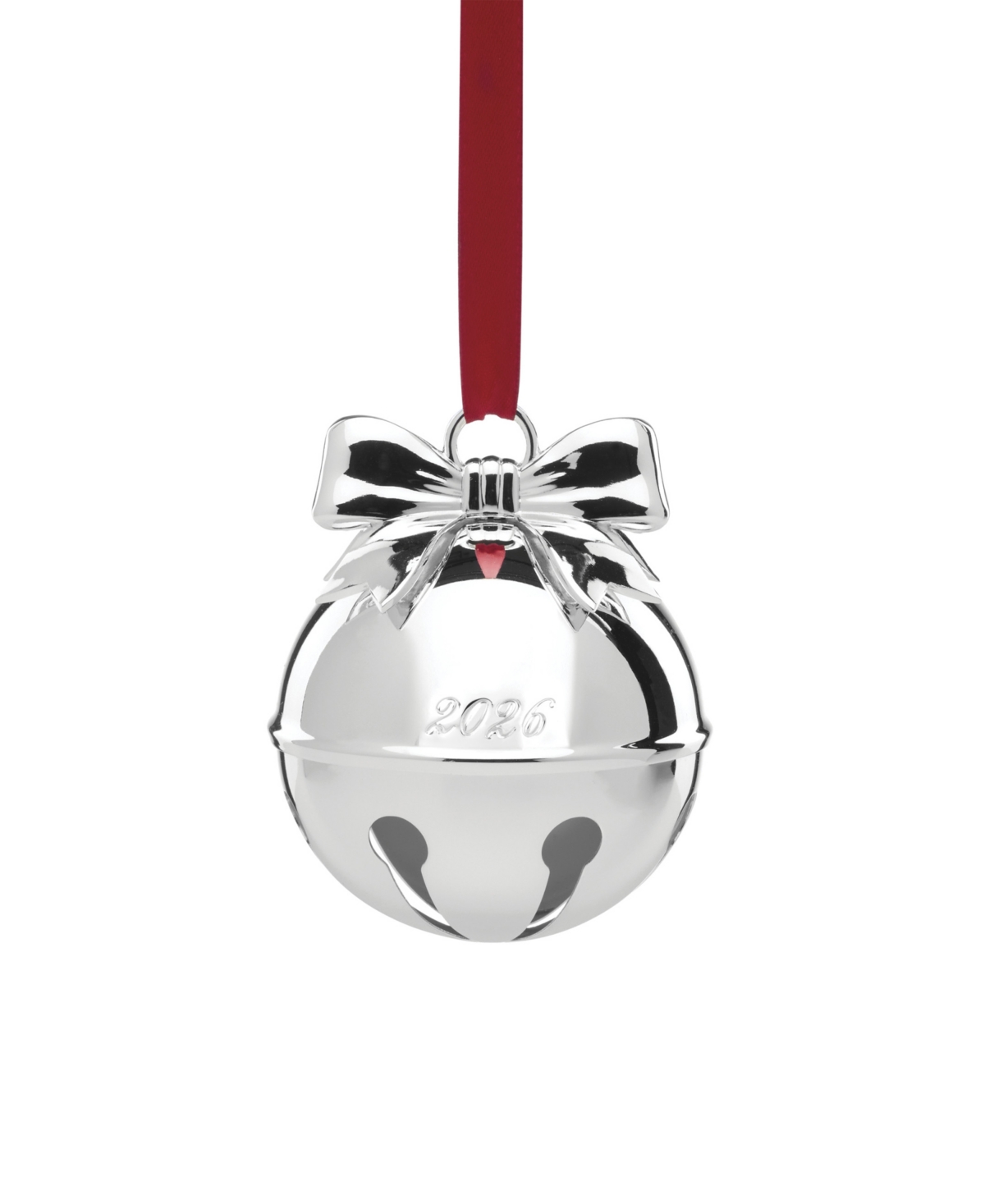 Click here for Lenox 2026 Jingle Bell Ornament - Silver prices