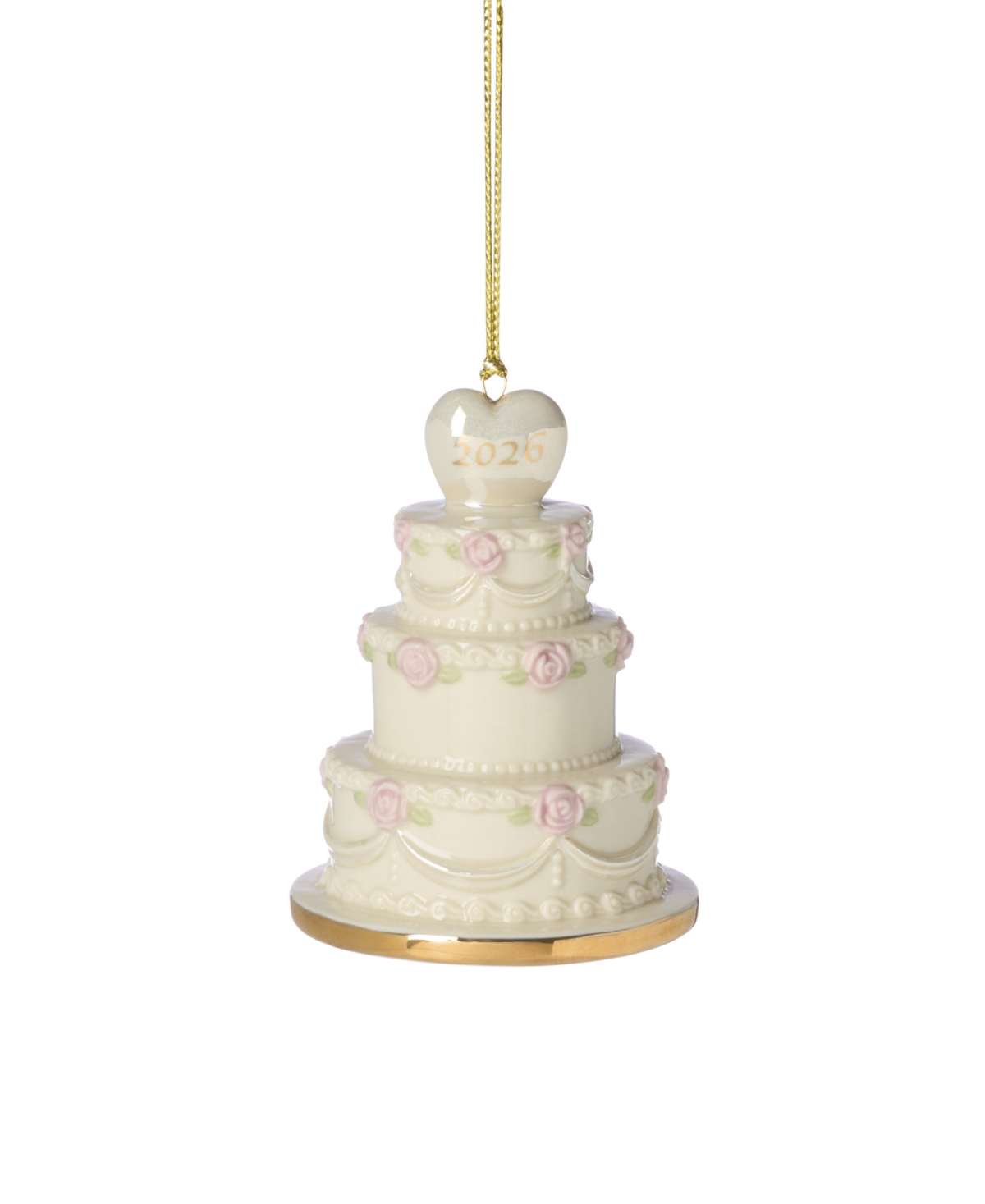 Click here for Lenox Wedding Cake Ornament - Ivory prices