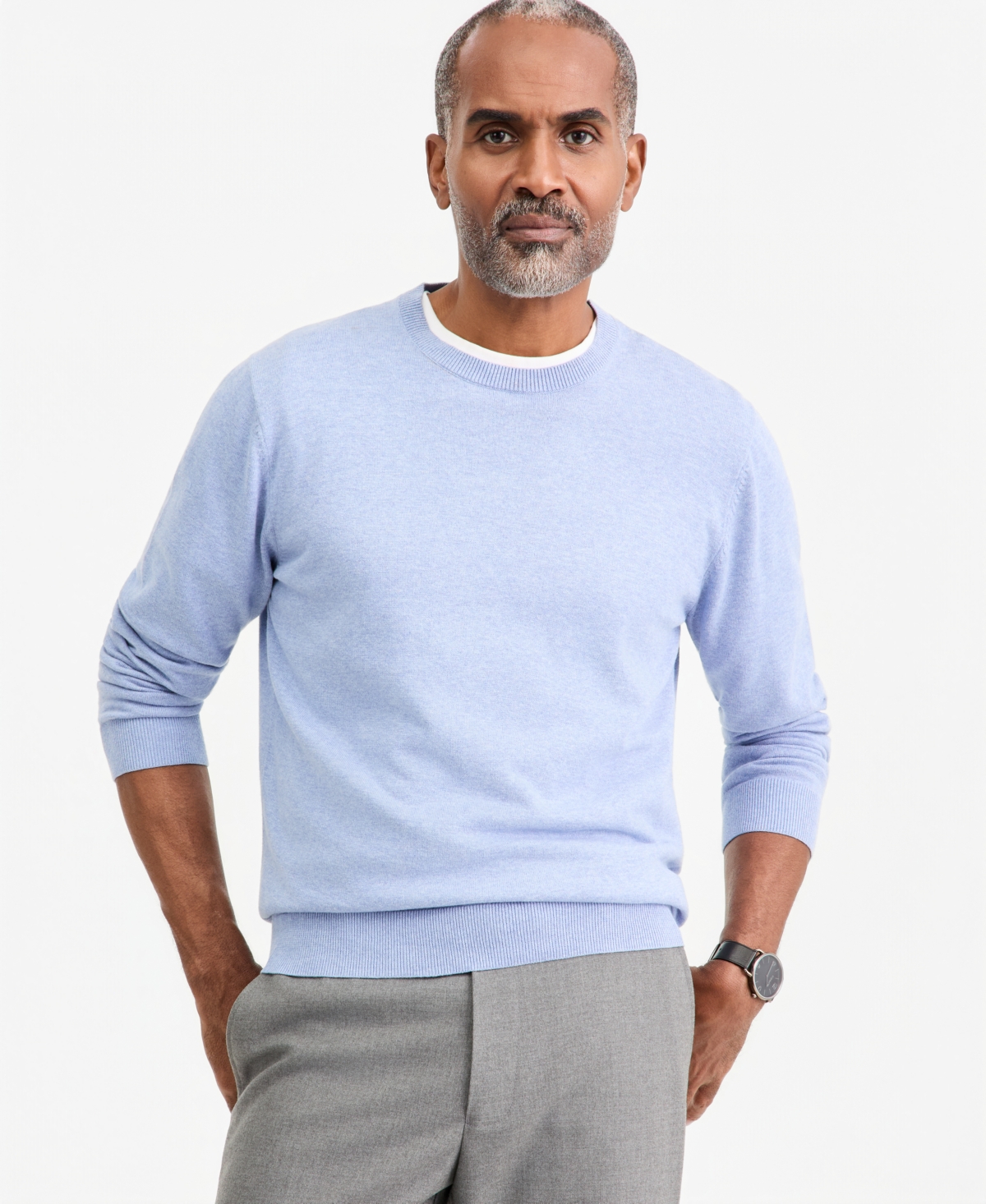 Click here for Club Room Mens Supima Cotton Crewneck Sweater  Mac... prices