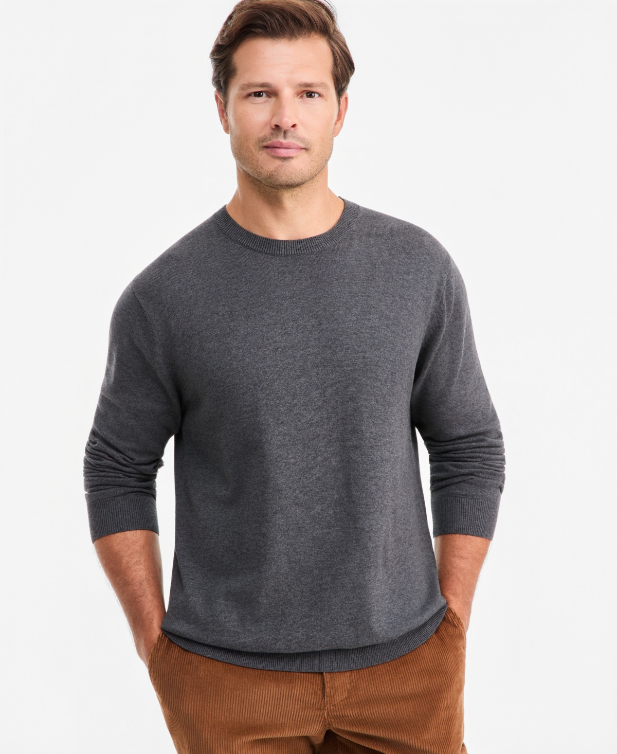 Click here for Club Room Mens Supima Cotton Crewneck Sweater  Mac... prices