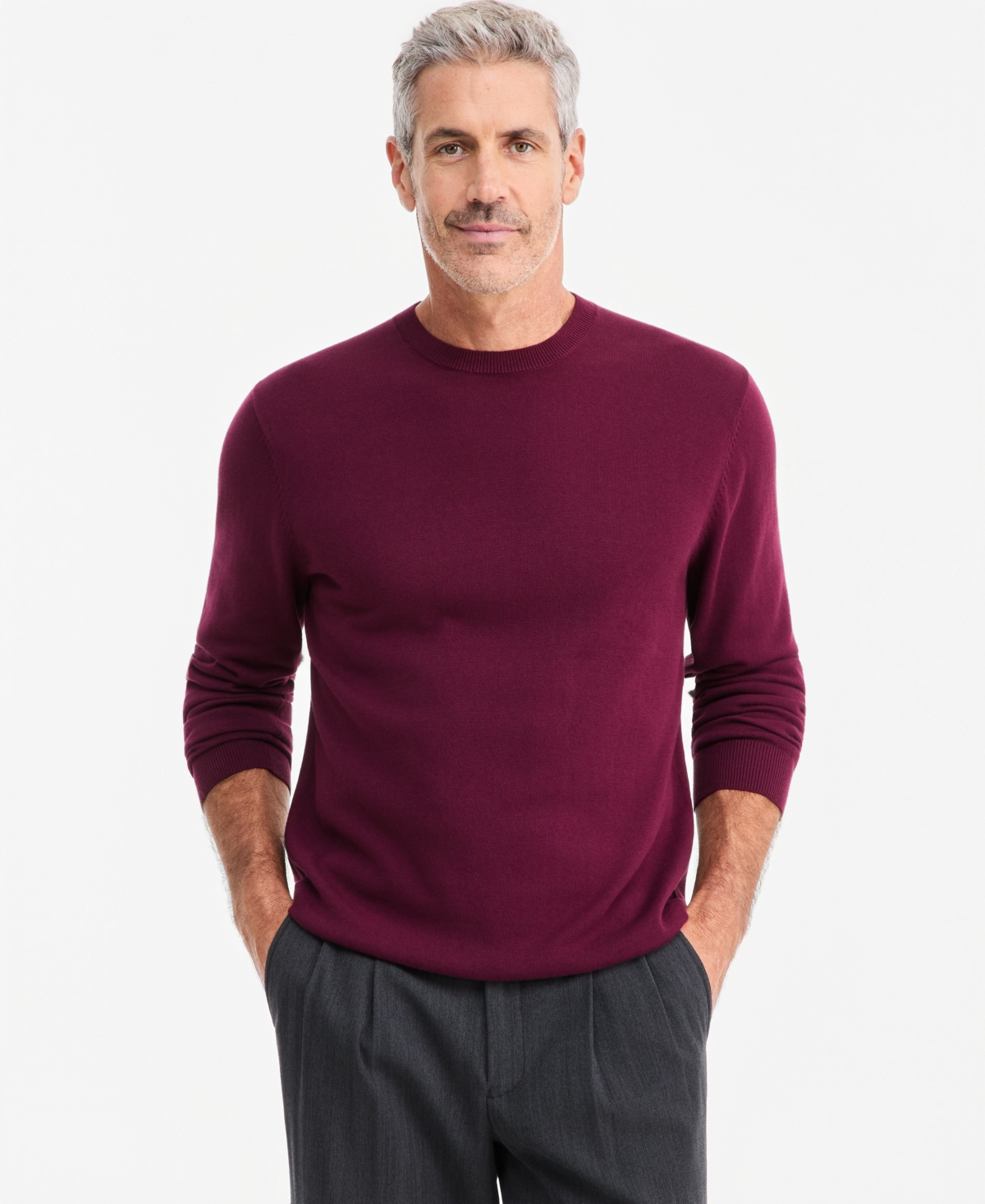 Click here for Club Room Mens Supima Cotton Crewneck Sweater  Mac... prices