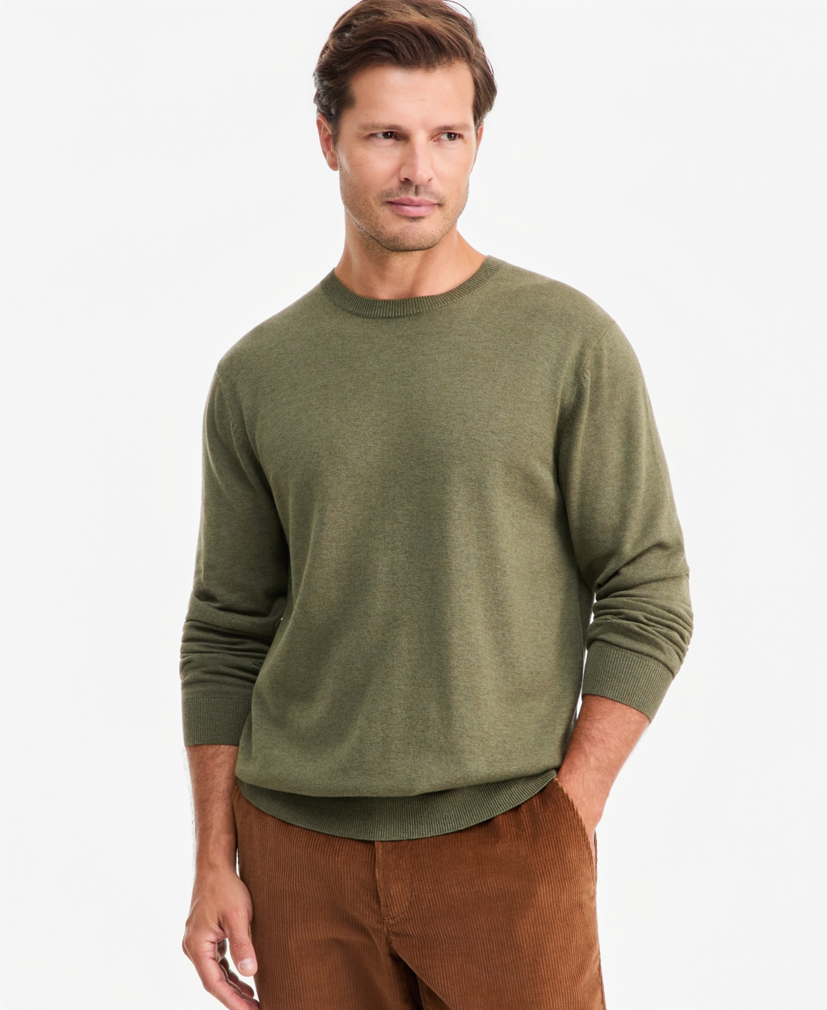 Click here for Club Room Mens Supima Cotton Crewneck Sweater  Mac... prices