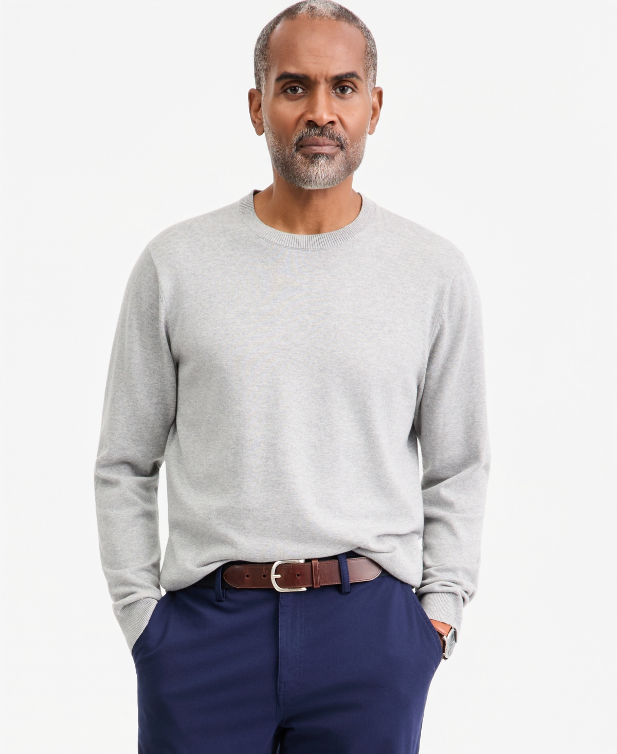 Click here for Club Room Mens Supima Cotton Crewneck Sweater  Mac... prices