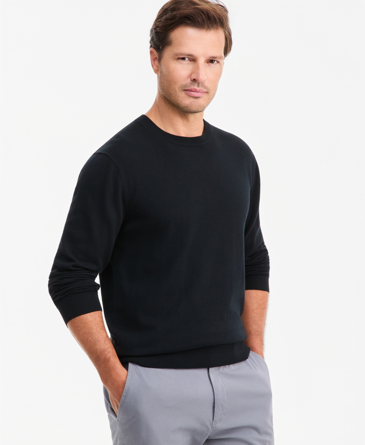 Click here for Club Room Mens Supima Cotton Crewneck Sweater  Mac... prices