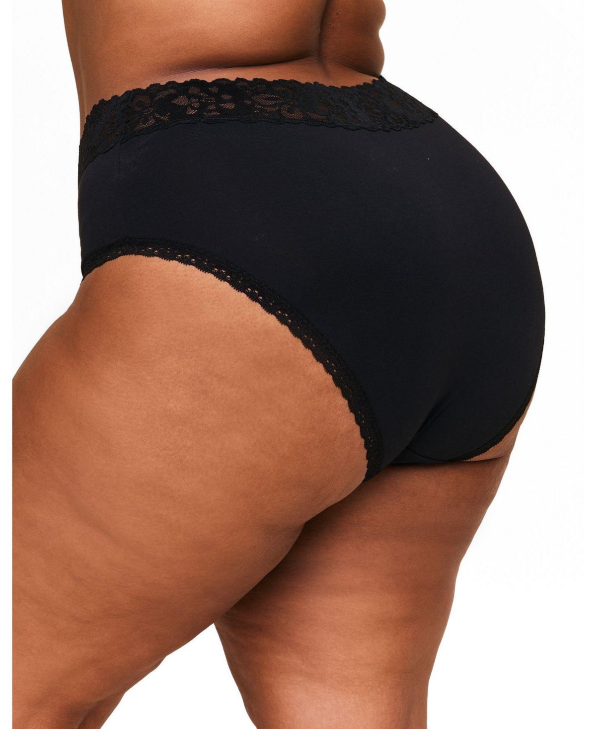 Click here for Adore Me Plus Size Colline High Waisted Panty - Bl... prices