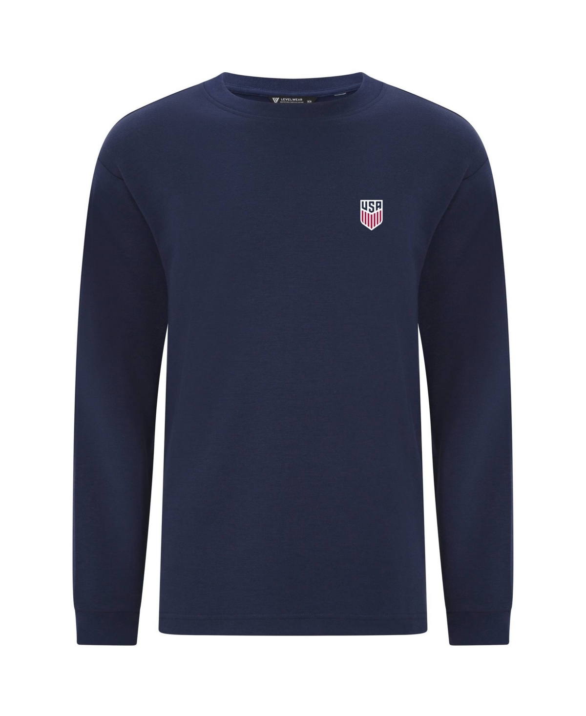 Click here for LevelWear Mens Navy Usmnt Luxe Signature Long Slee... prices