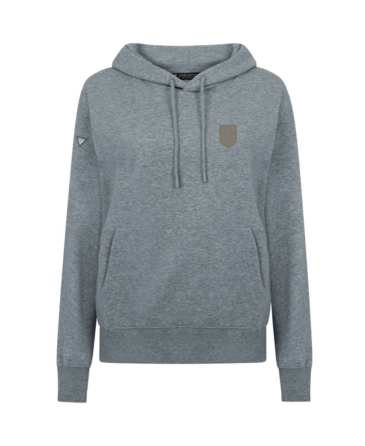 Click here for LevelWear Womens Gray Usmnt Adorn Copper Hoodie -... prices