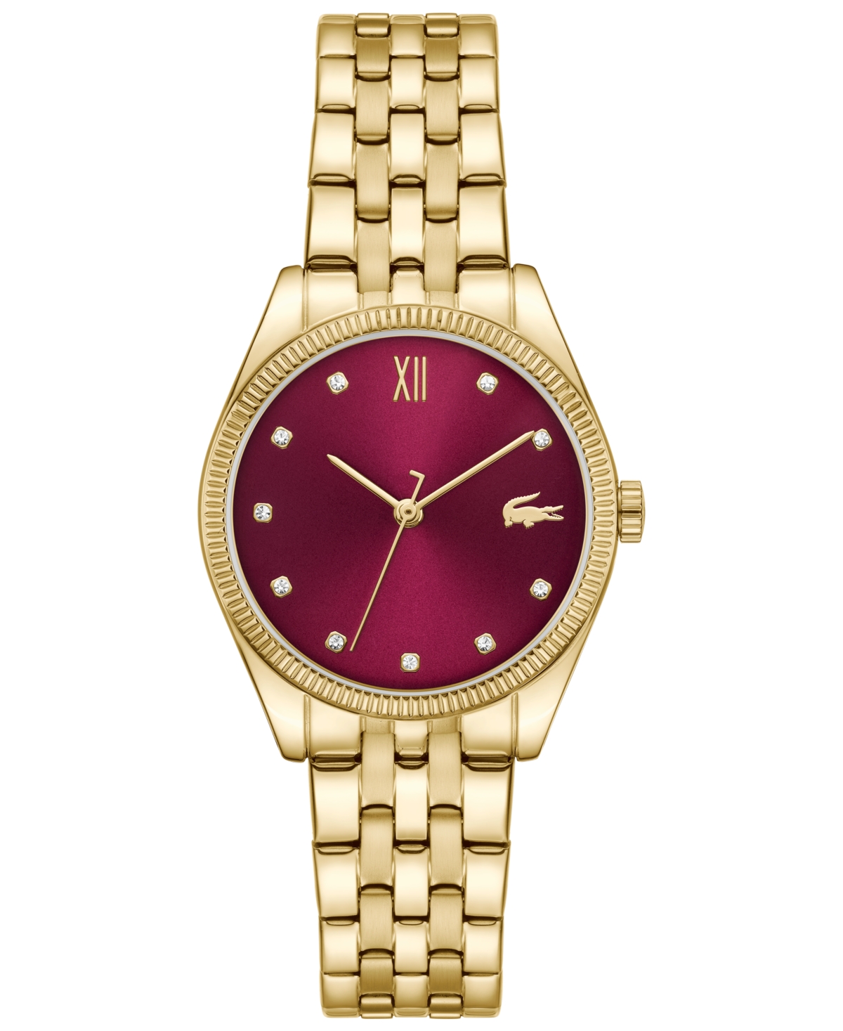 Click here for Lacoste Womens Quartz Parisienne Gold-Tone Stainle... prices