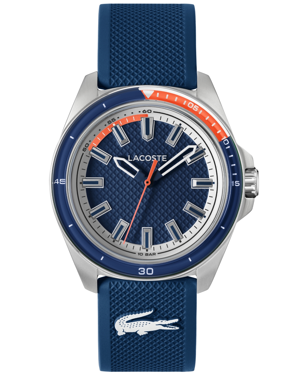 Click here for Lacoste Mens Quartz Capbreton Navy Silicone Strap... prices