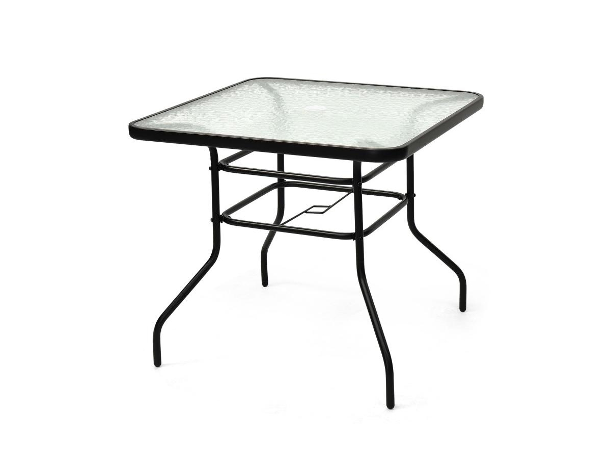 Click here for Mondawe 32 Inch Patio Tempered Glass Steel Frame S... prices