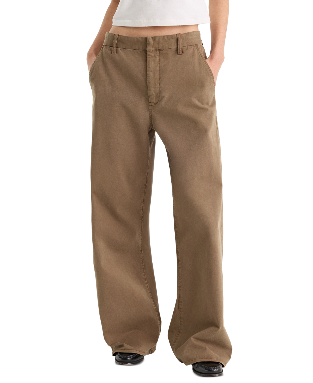 Click here for Good American Womens Low Slung Slouchy Straight-Le... prices