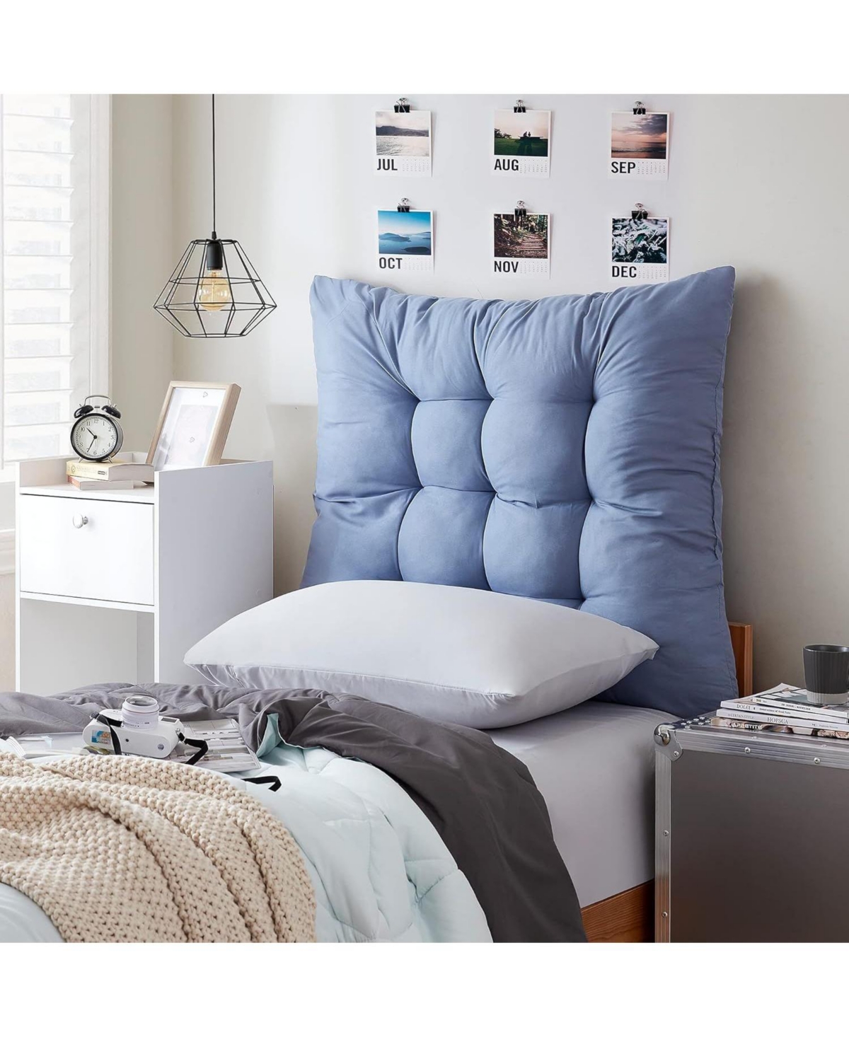Click here for DormCo Rainha Puffy Tufted College Headboard - Den... prices