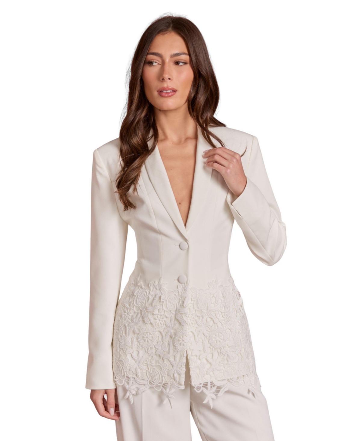 Click here for Coast Womens Longline Floral Embroidered Blazer -... prices