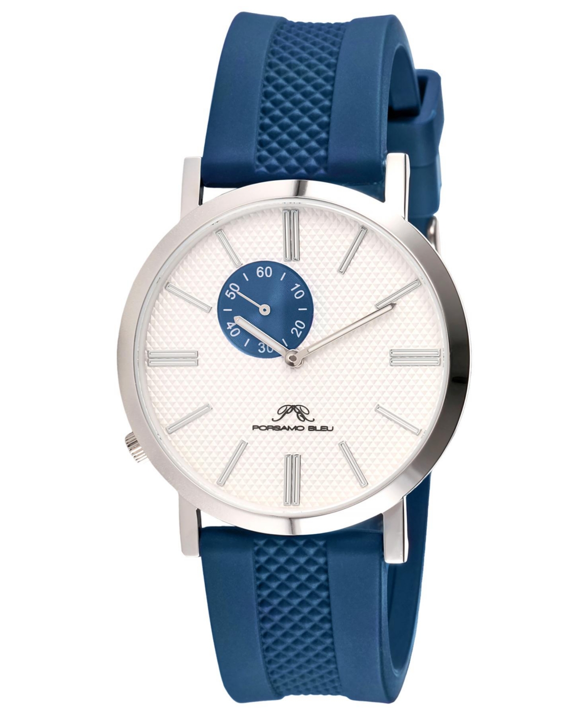 Click here for Porsamo Bleu Mens Bennett Silicone Band Watch 1461... prices