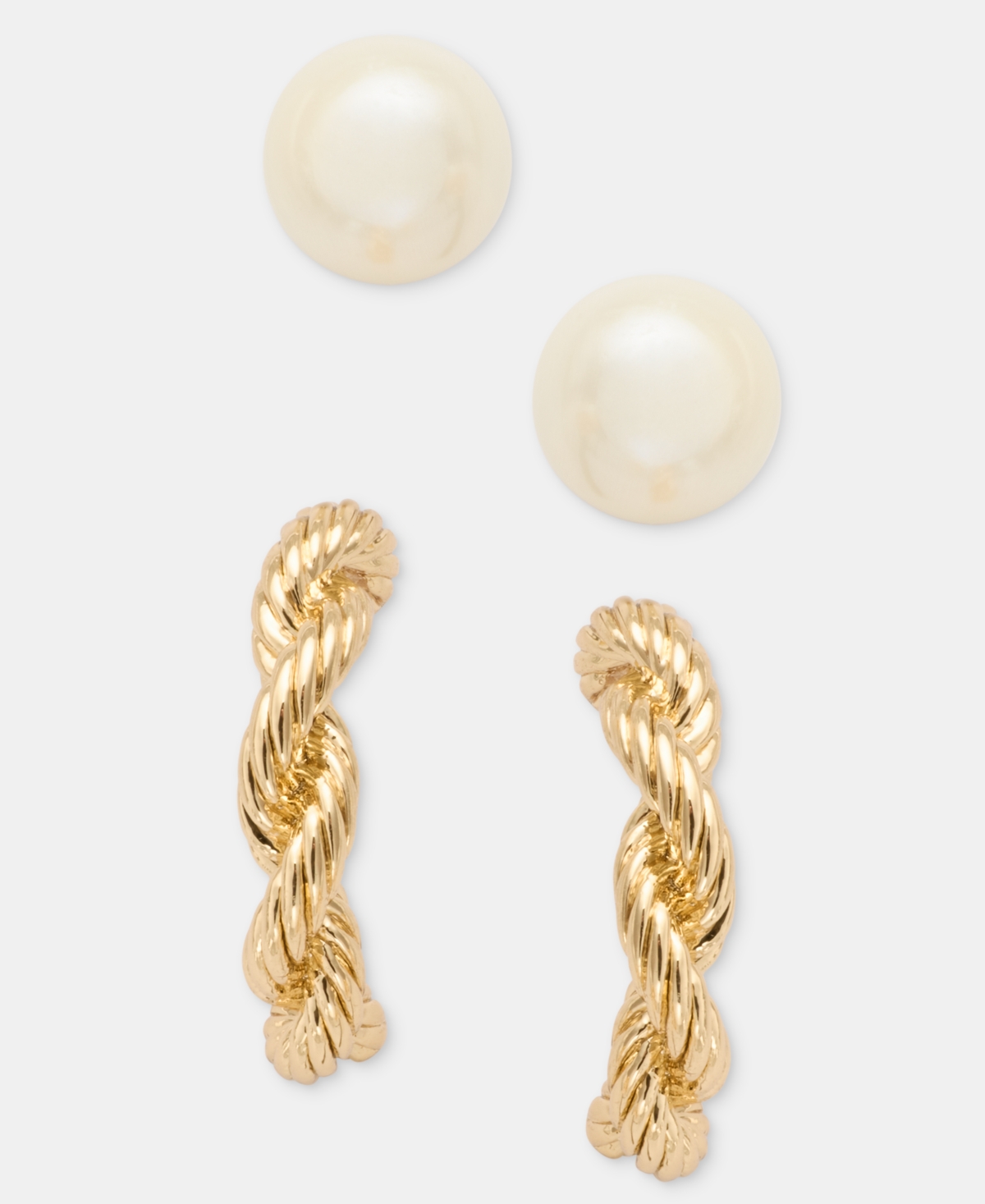 Click here for Lauren Ralph Lauren Imitation Pearl Stud & Rope Ch... prices