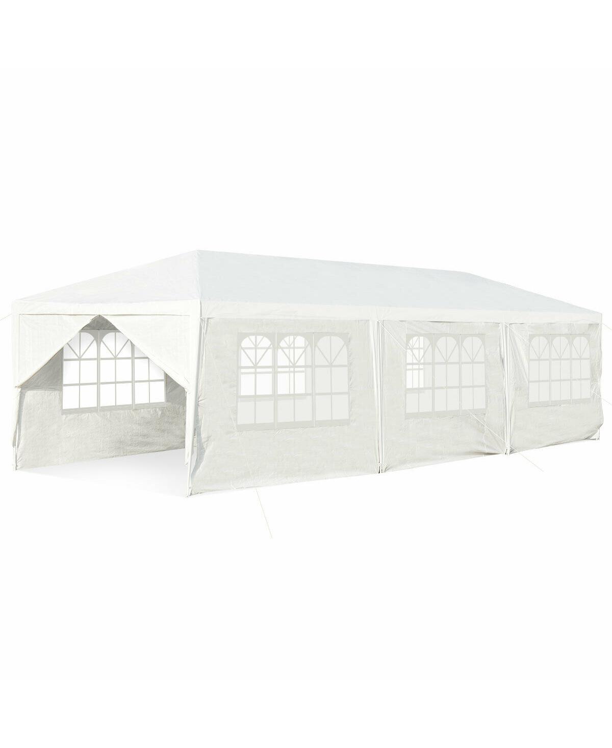 Click here for Gymax 10x30 Outdoor Heavy-duty Gazebo Wedding Cano... prices