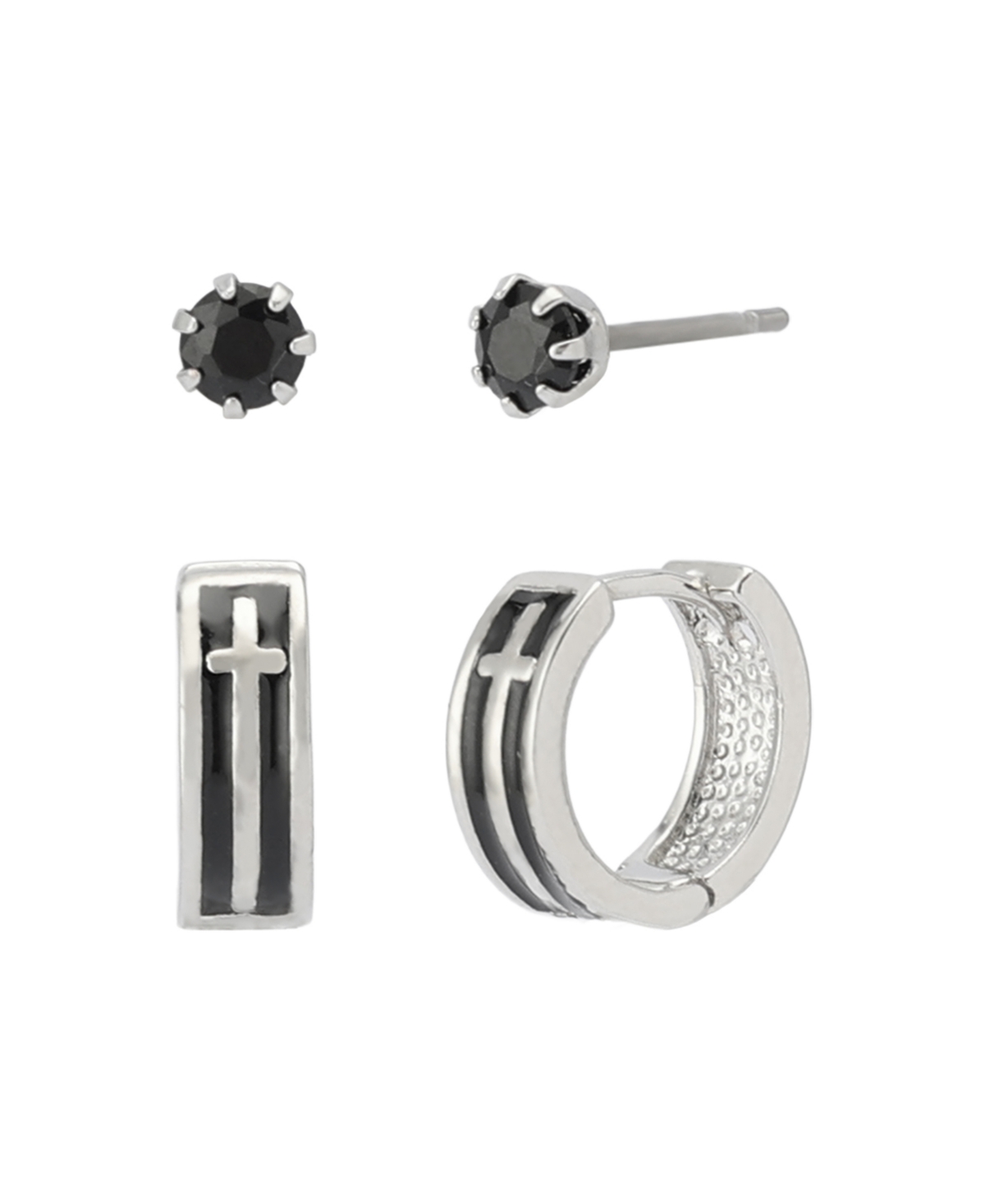 Click here for Steve Madden Mens Cubic Zirconia Stud Huggie Duo E... prices
