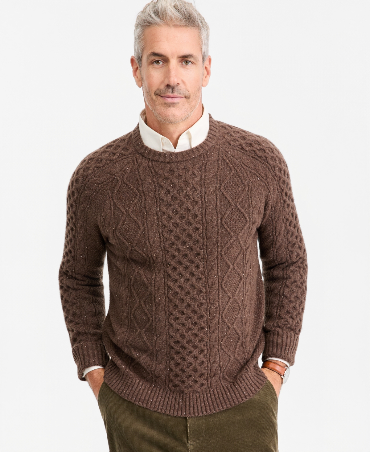 Click here for Club Room Mens Chunky Aran Sweater  Macys Exclusiv... prices