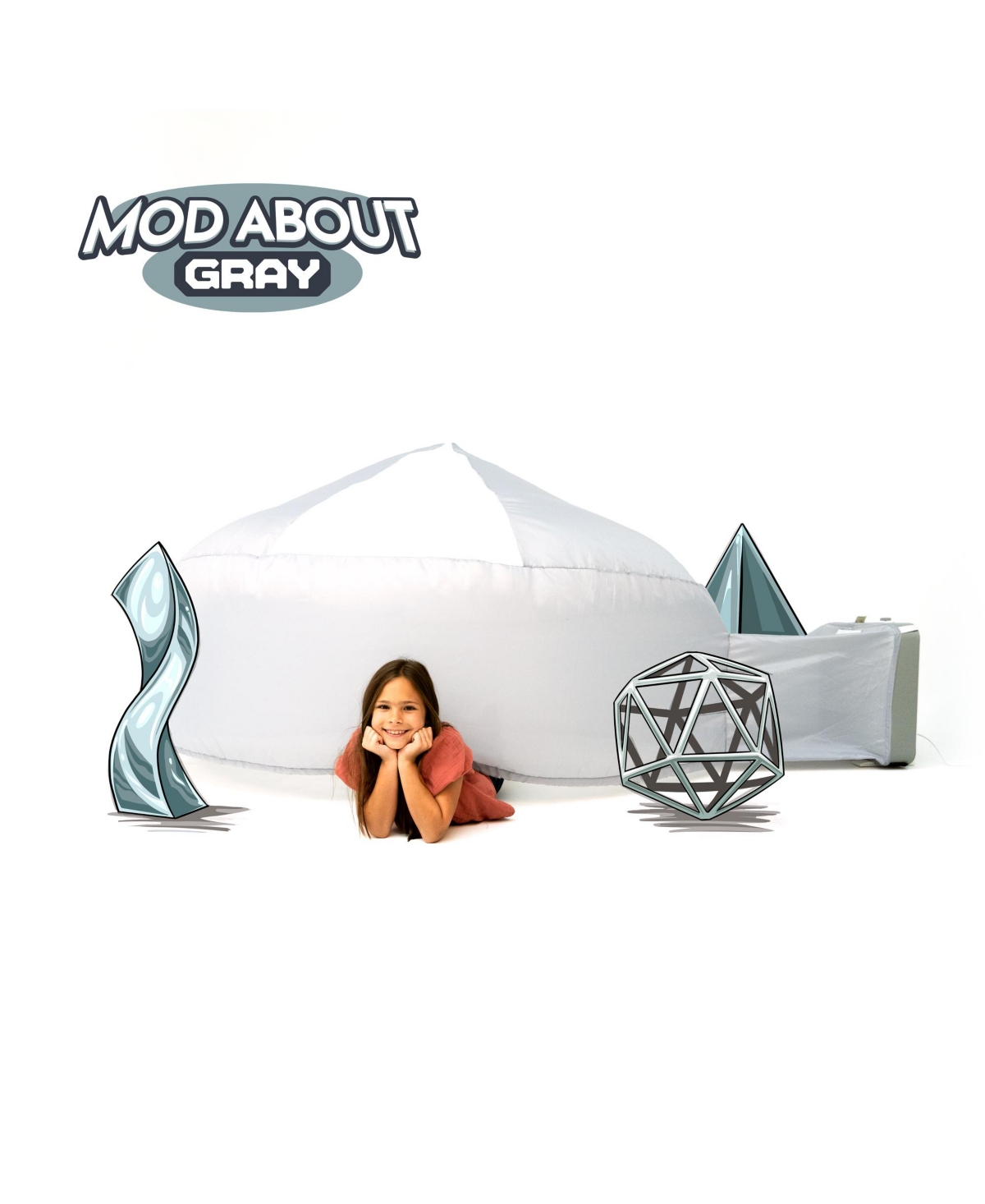 Click here for AirFort Mod About Gray Childrens Indoor Play Tent... prices