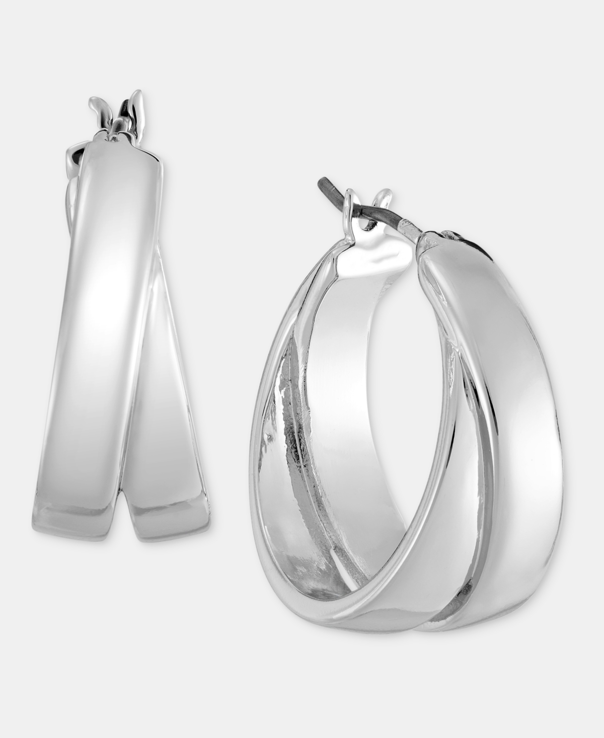 Click here for Karl Lagerfeld Paris Small Twist Hoop Earrings  0.... prices