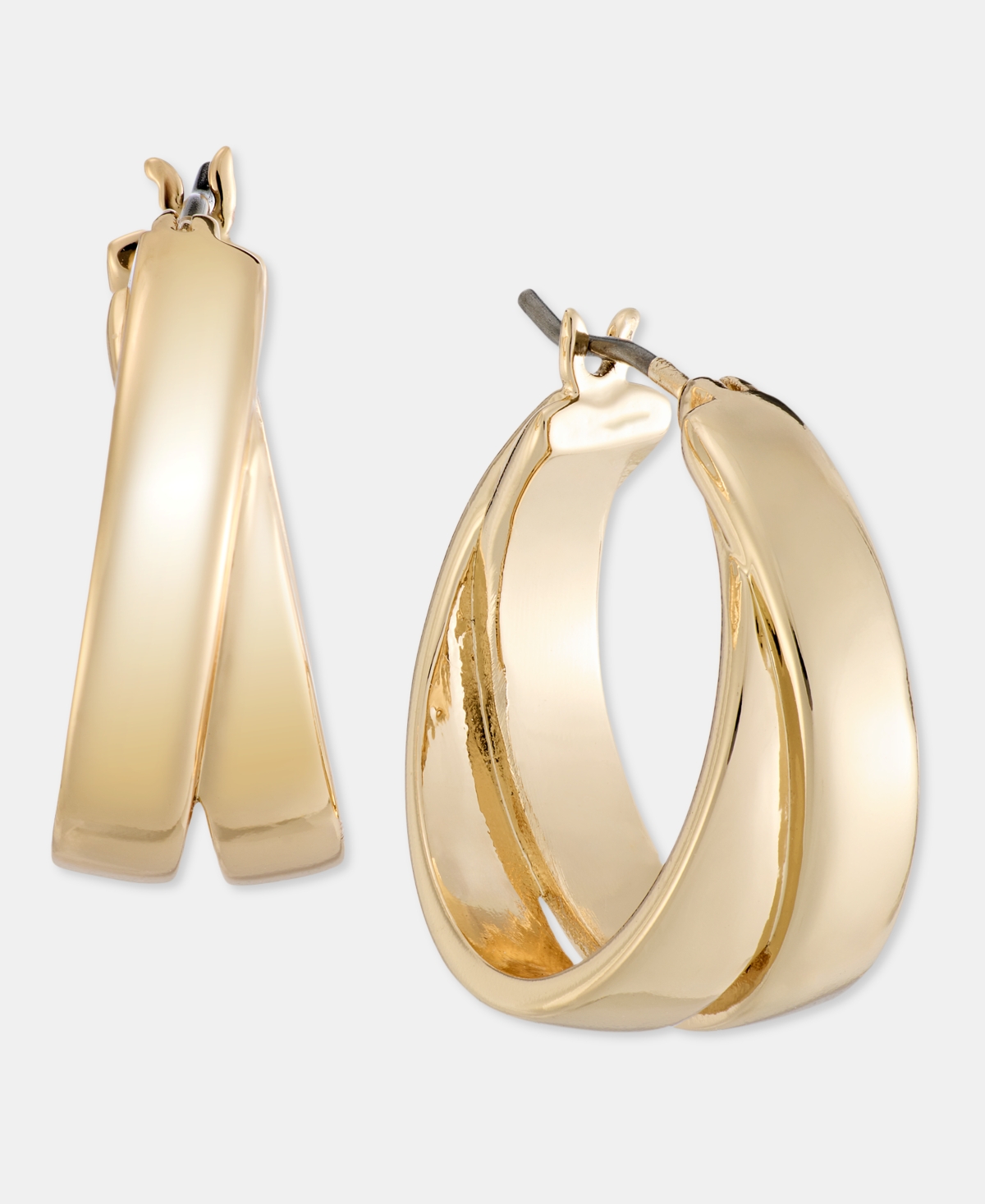 Click here for Karl Lagerfeld Paris Small Twist Hoop Earrings  0.... prices