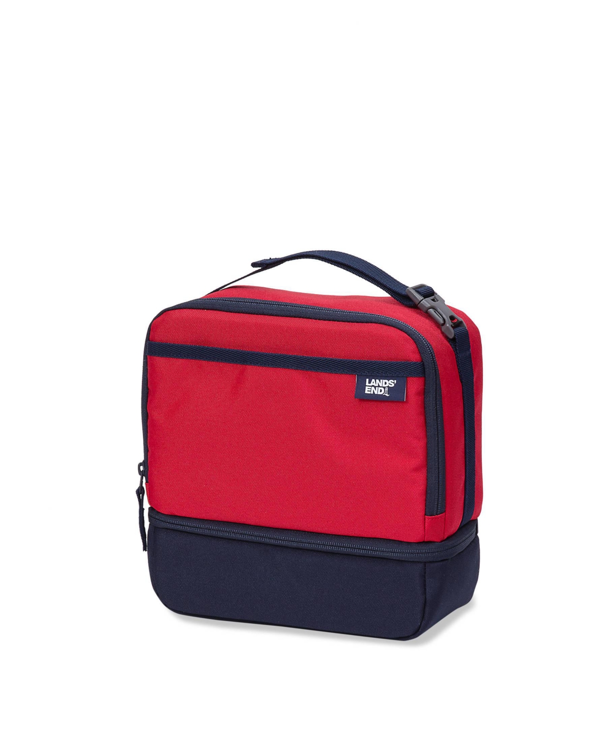 Click here for Lands End Kids Techpack Lunch Box - Red/classic na... prices