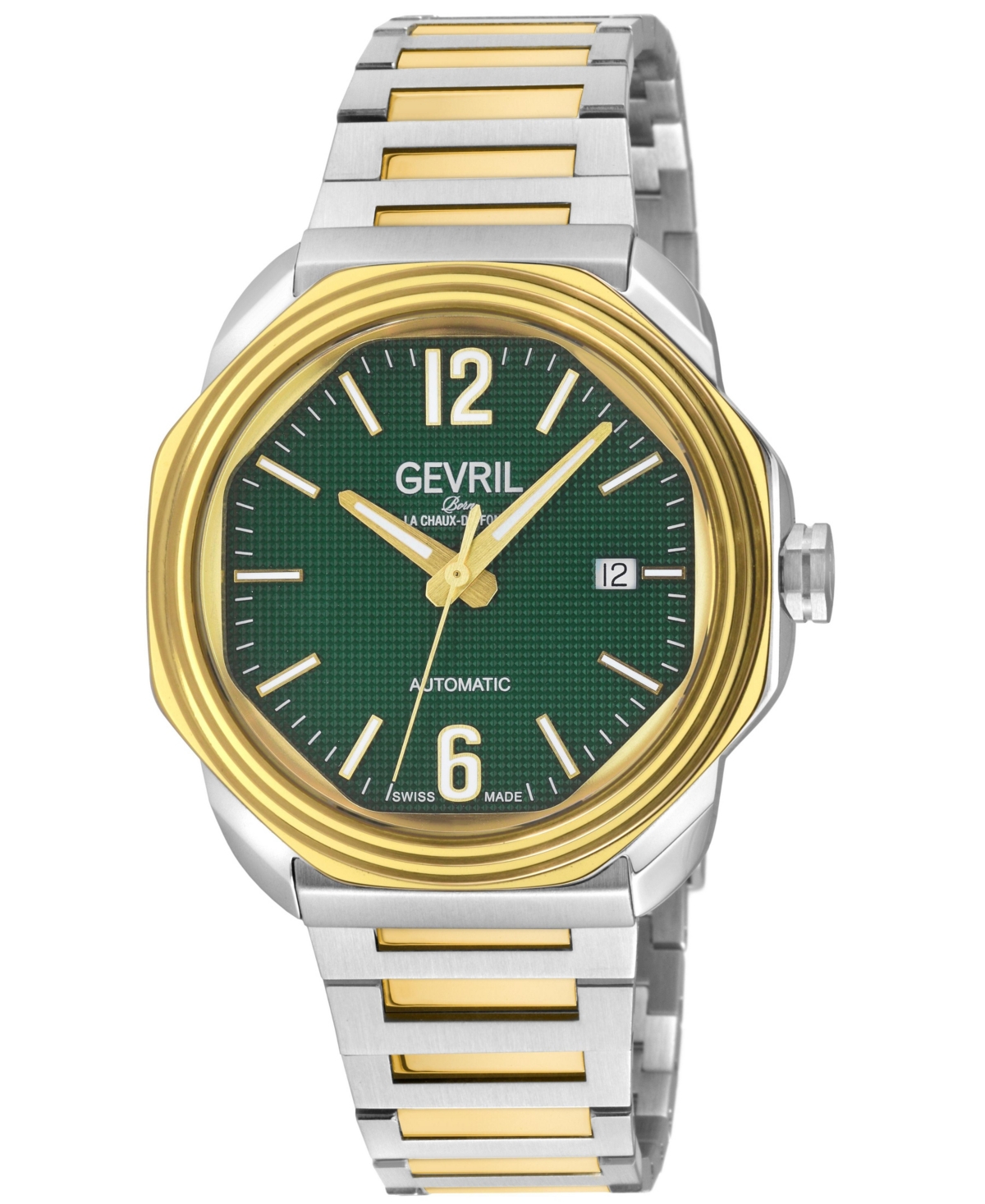 Click here for Gevril Mens Roosevelt Swiss Automatic Two tone Ipy... prices
