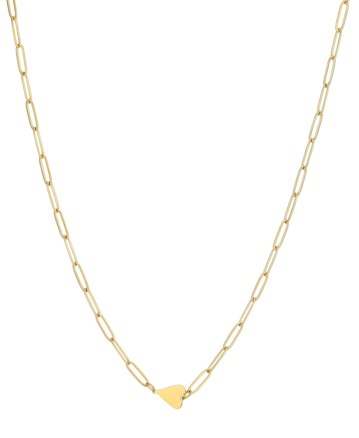 Click here for Adornia Tarnish Resistant Gold Sideways Heart Pape... prices