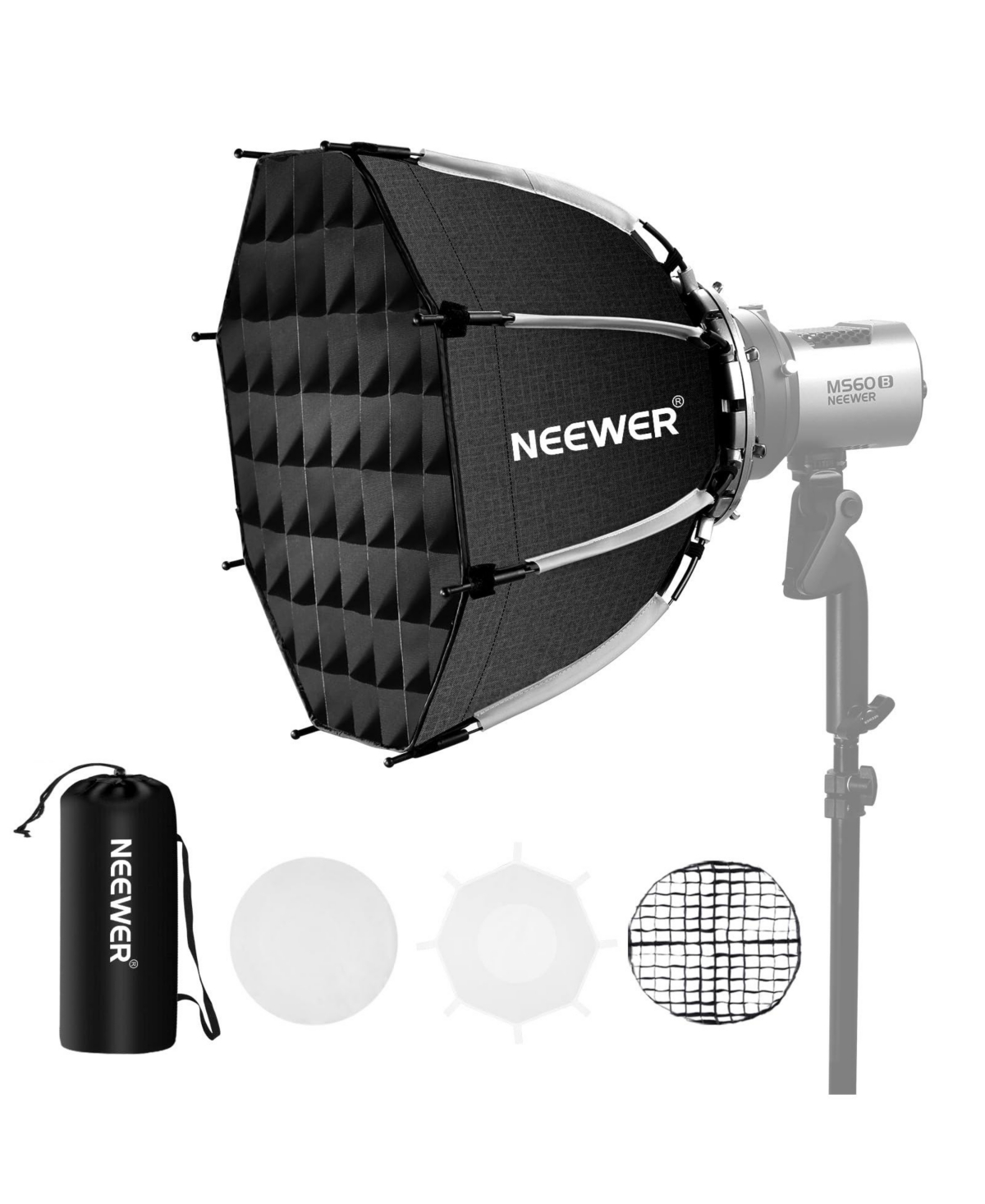Click here for Neewer CB60 Softbox with 45cm  Rgb for Godox Aputu... prices