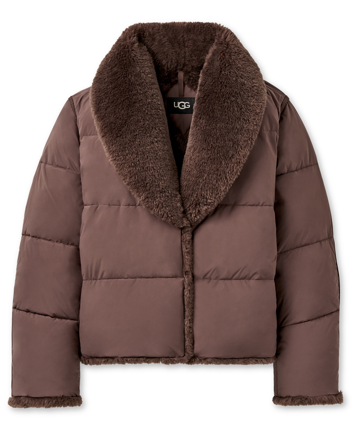 Click here for Ugg Womens Wylda Oversized-Fit Shawl Collar Puffer... prices