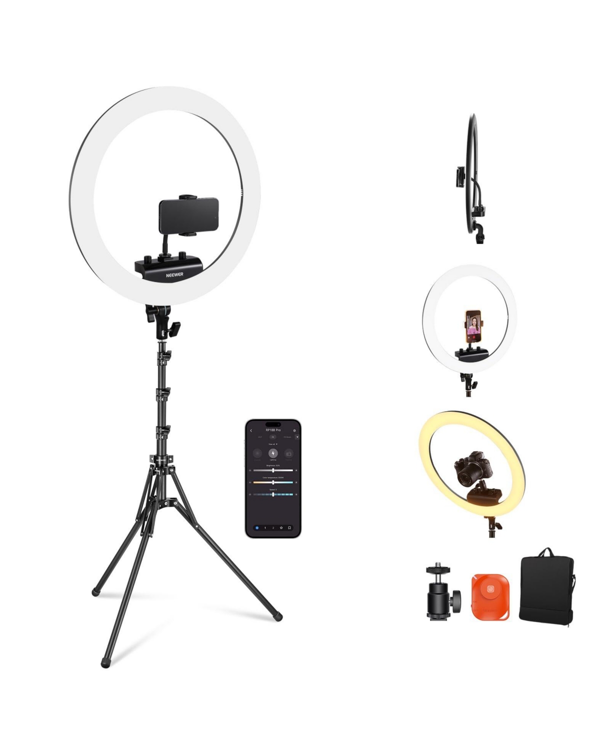 Click here for Neewer RP18B Ring Light with 18 Inches  45W for se... prices