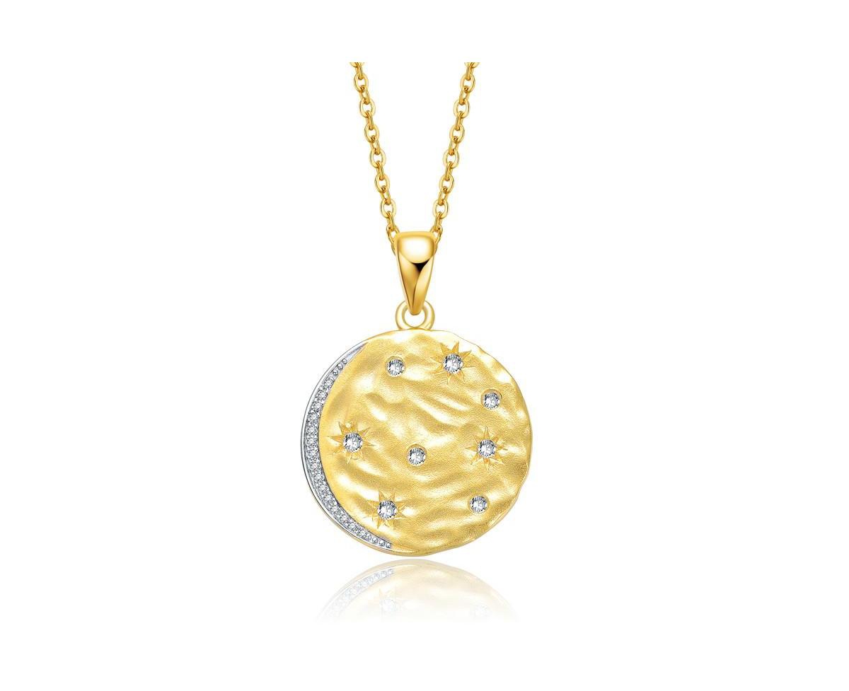 Click here for Rachel Glauber 14K Gold Plated Sparkling Cz Cresce... prices