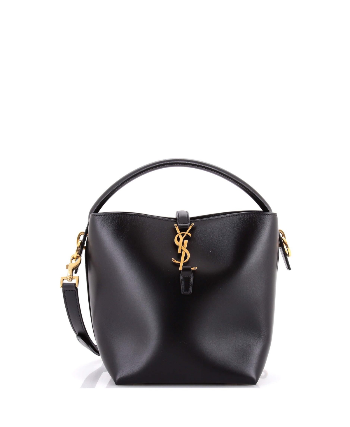Click here for Pre-Owned Saint Laurent Mini Le 37 Bucket Bag Leat... prices