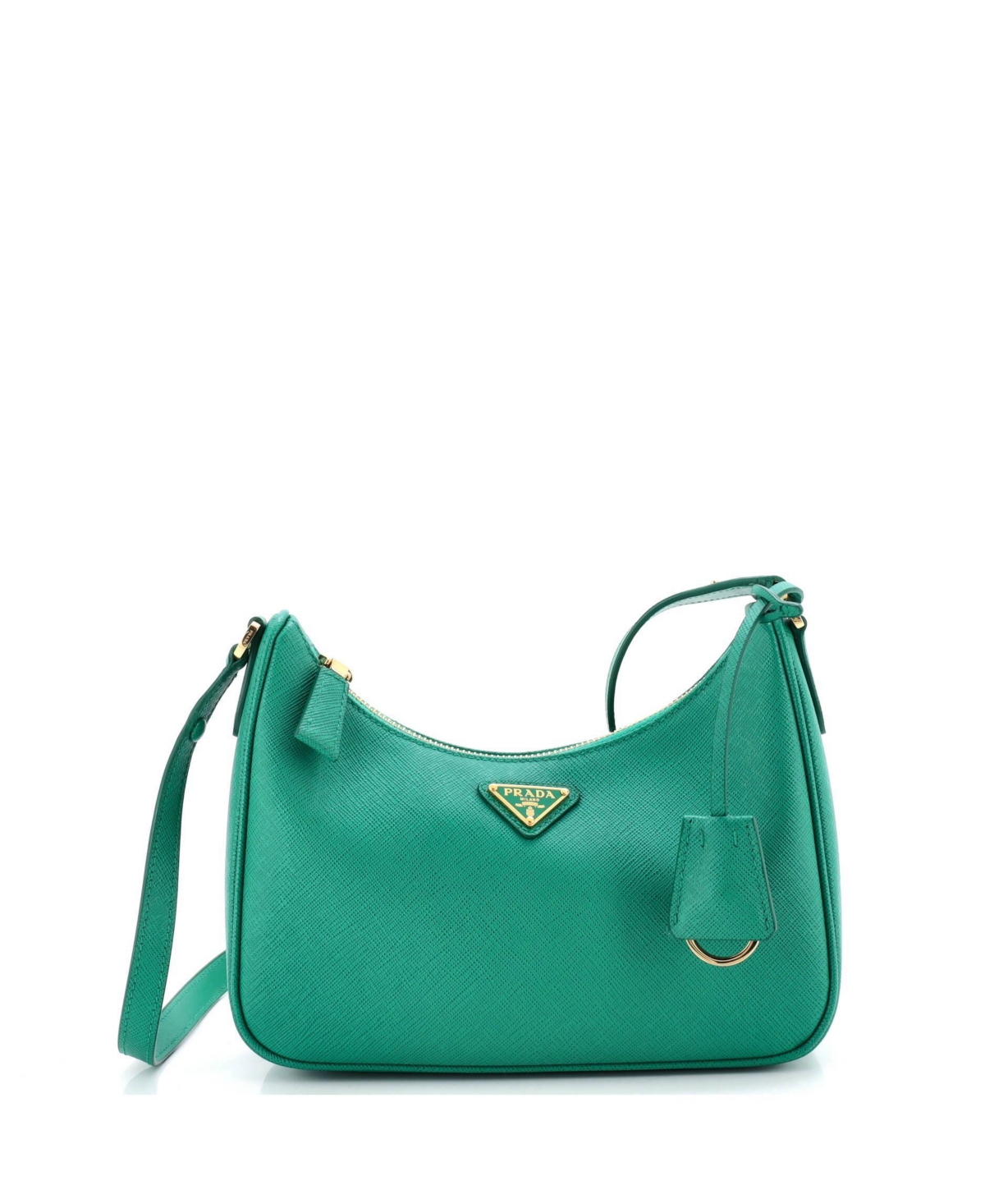 Click here for Pre-Owned Prada Mini Re-Edition Hobo Saffiano Leat... prices