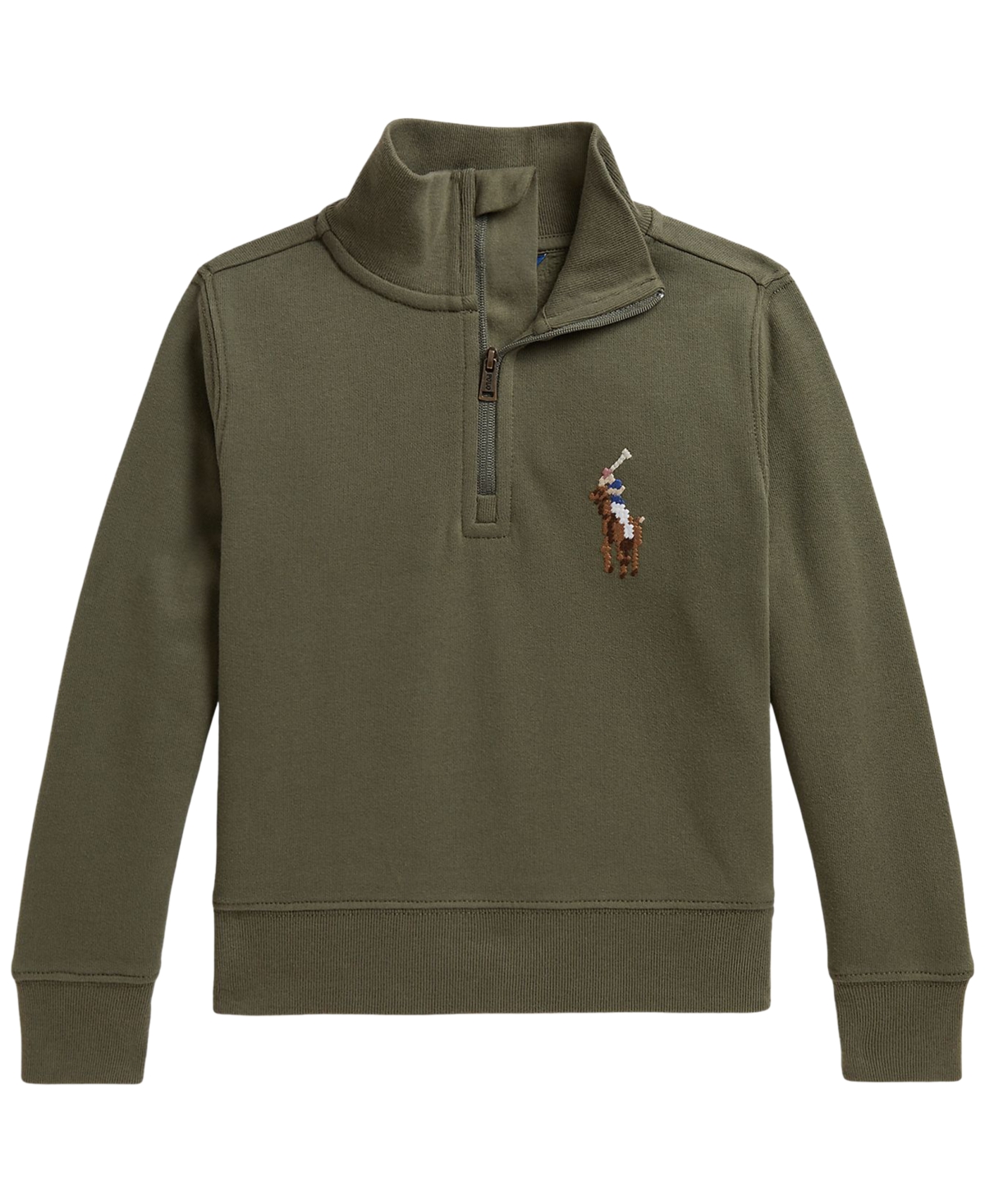 Click here for Polo Ralph Lauren Girls 2T-6X Quarter-Zip Sweatshi... prices