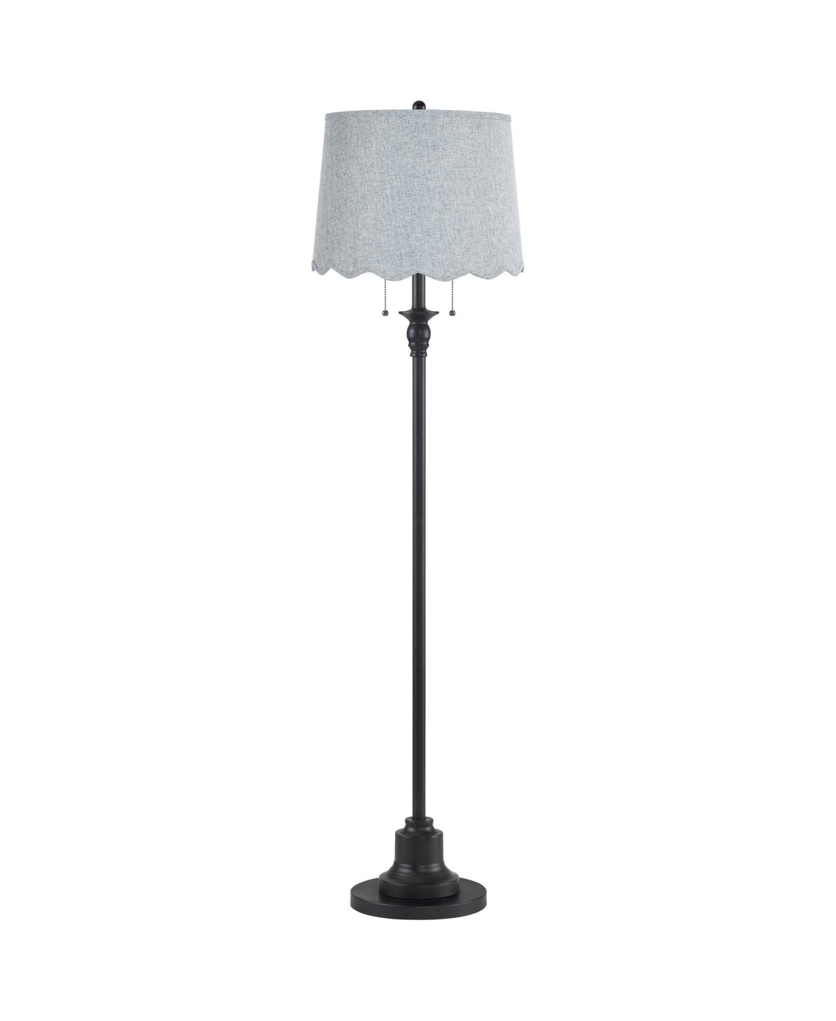 Click here for 360 Lighting Dyna Floor Lamp with Gunsmoke Scallop... prices