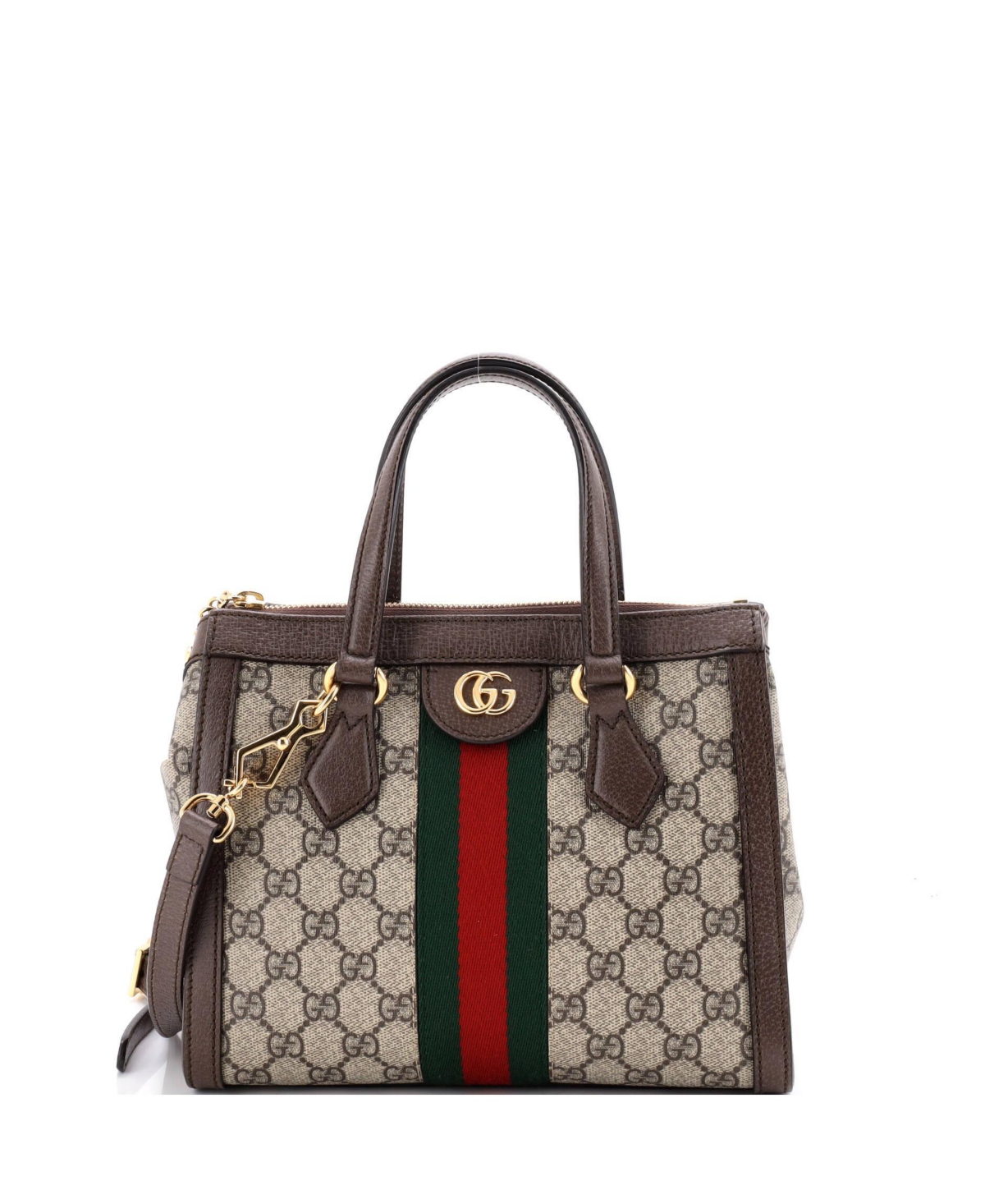 Click here for Pre-Owned Gucci Small Ophidia Top Handle Tote Gg C... prices
